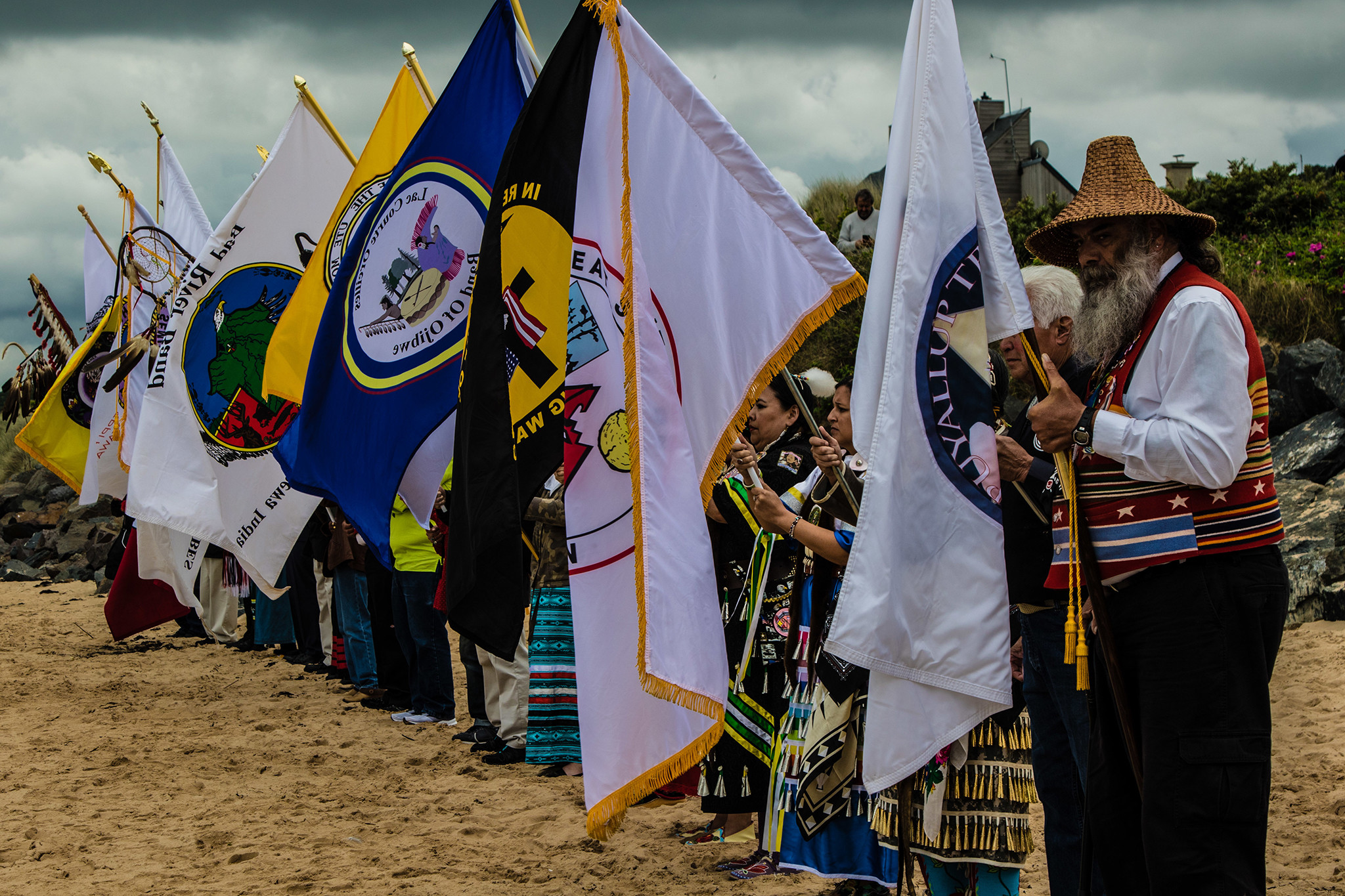 Charles Shay memorial ceremony at Omaha Beach, France