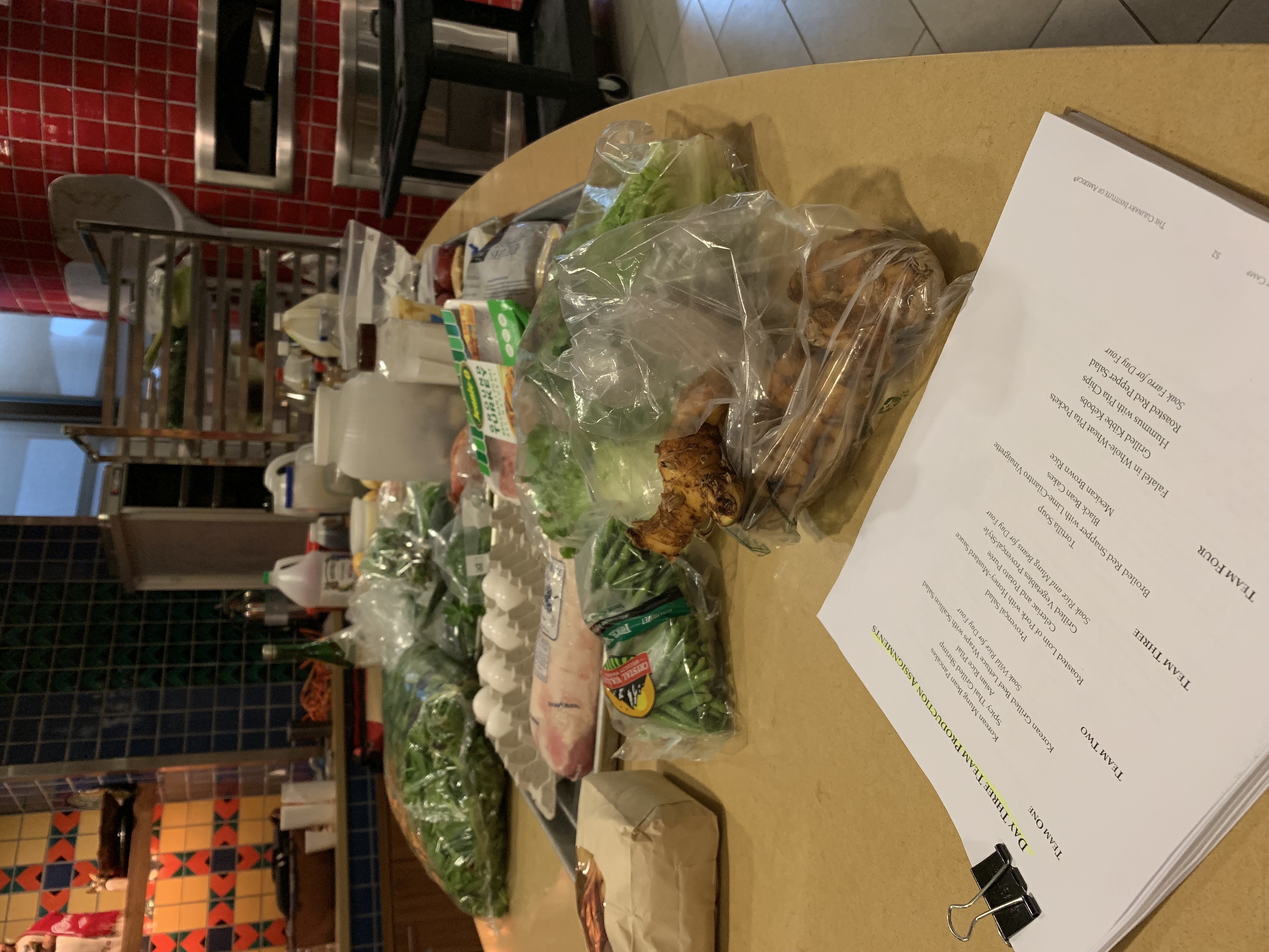 Healthy cooking class at CIA