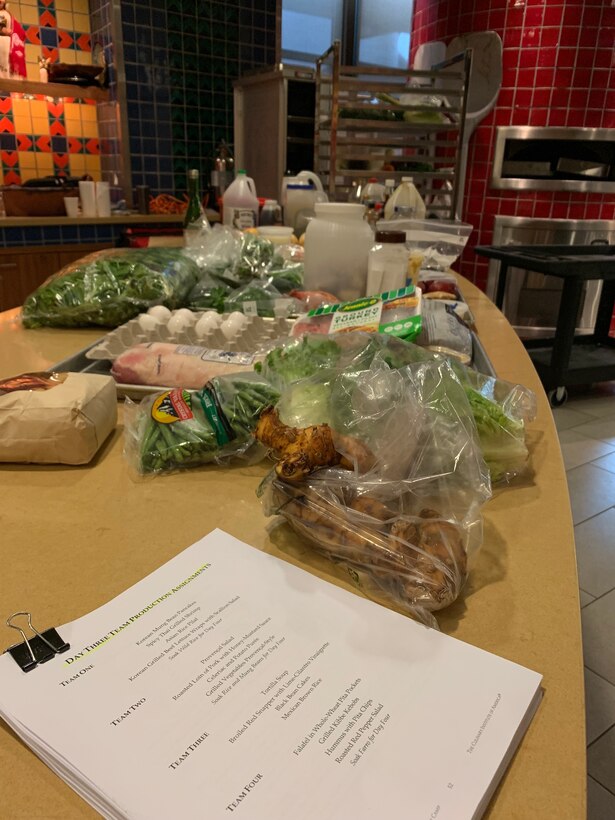 Healthy cooking class at CIA