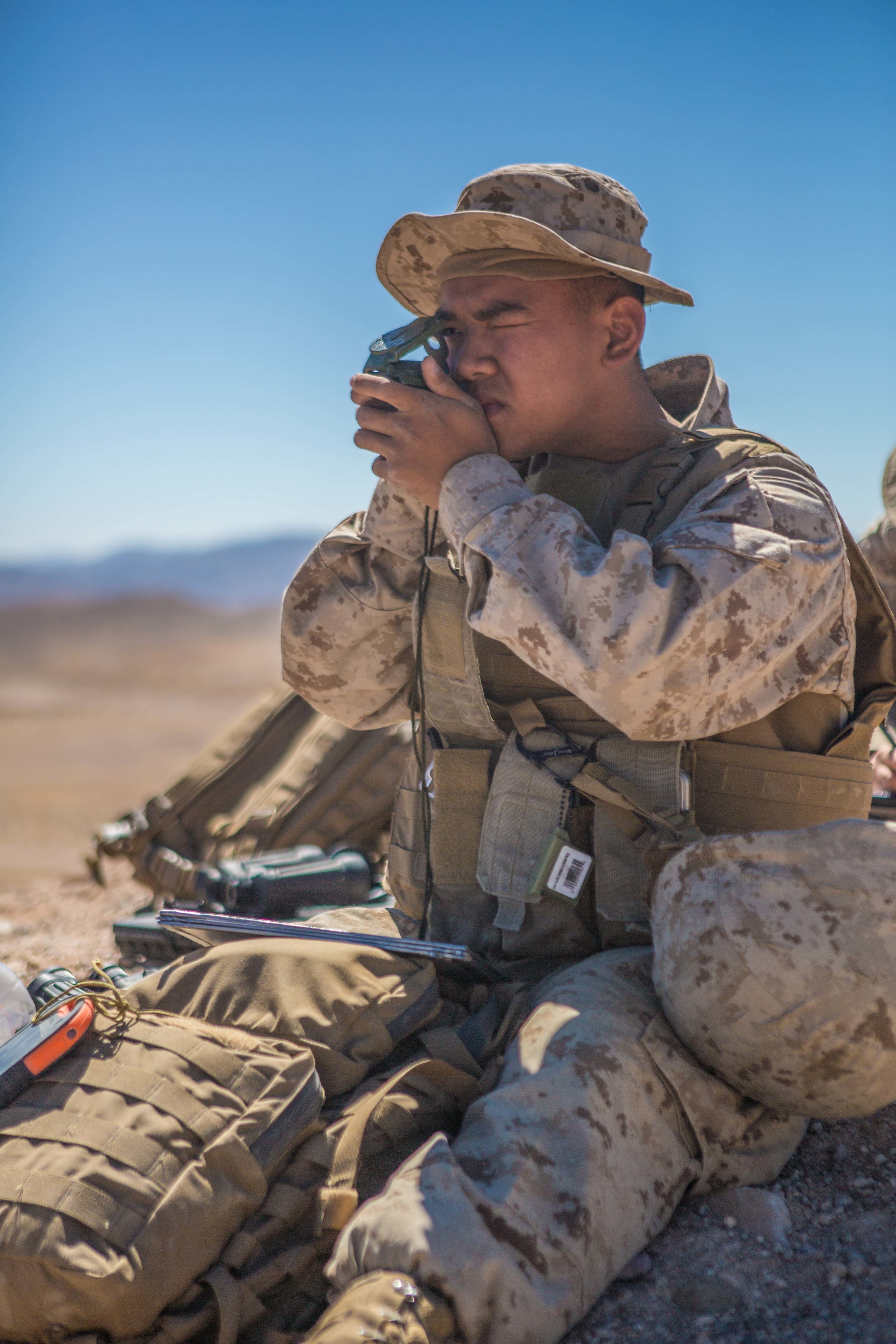 Reserve Marines call for fire at ITX 4-19