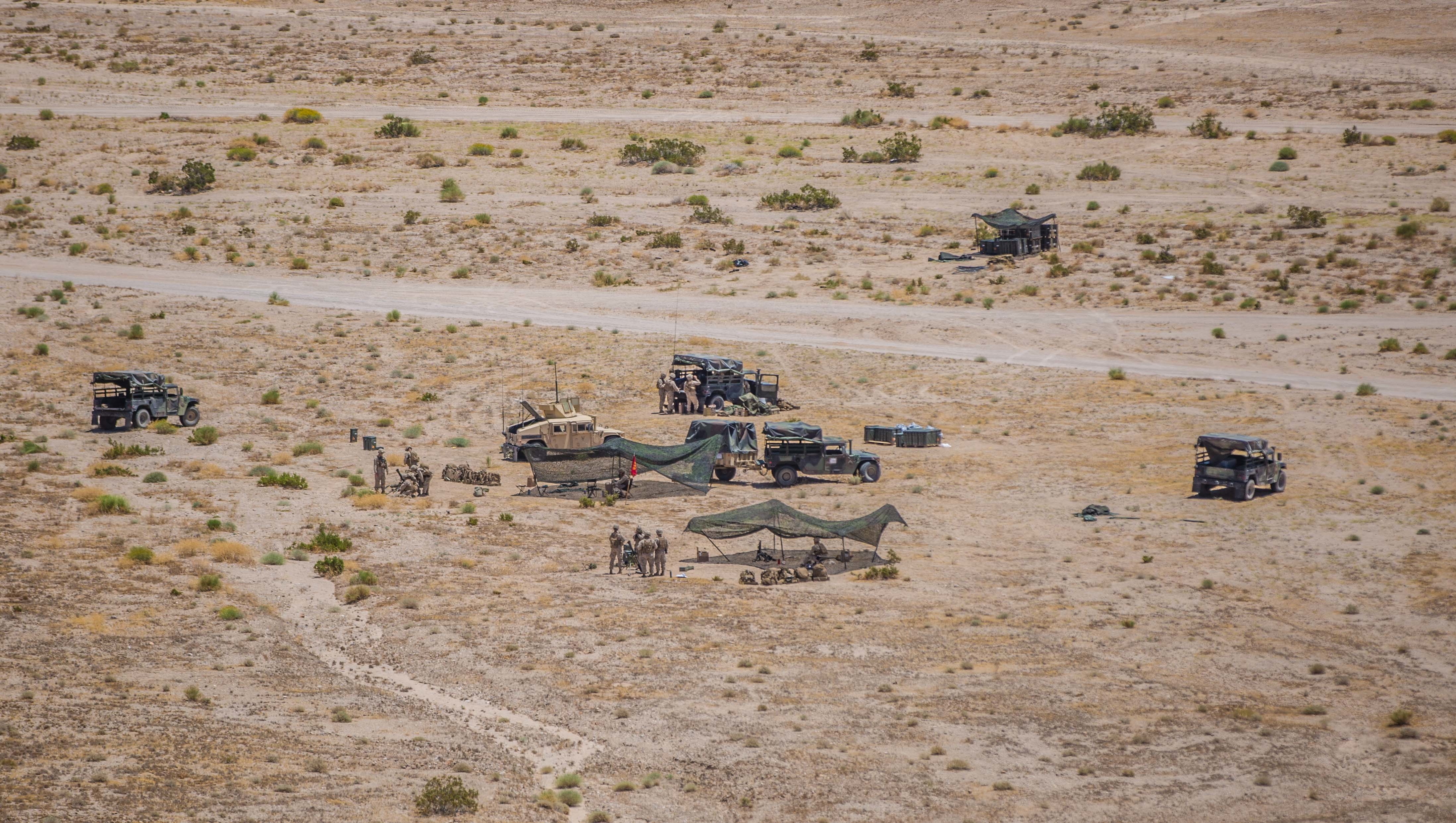 Reserve Marines call for fire at ITX 4-19