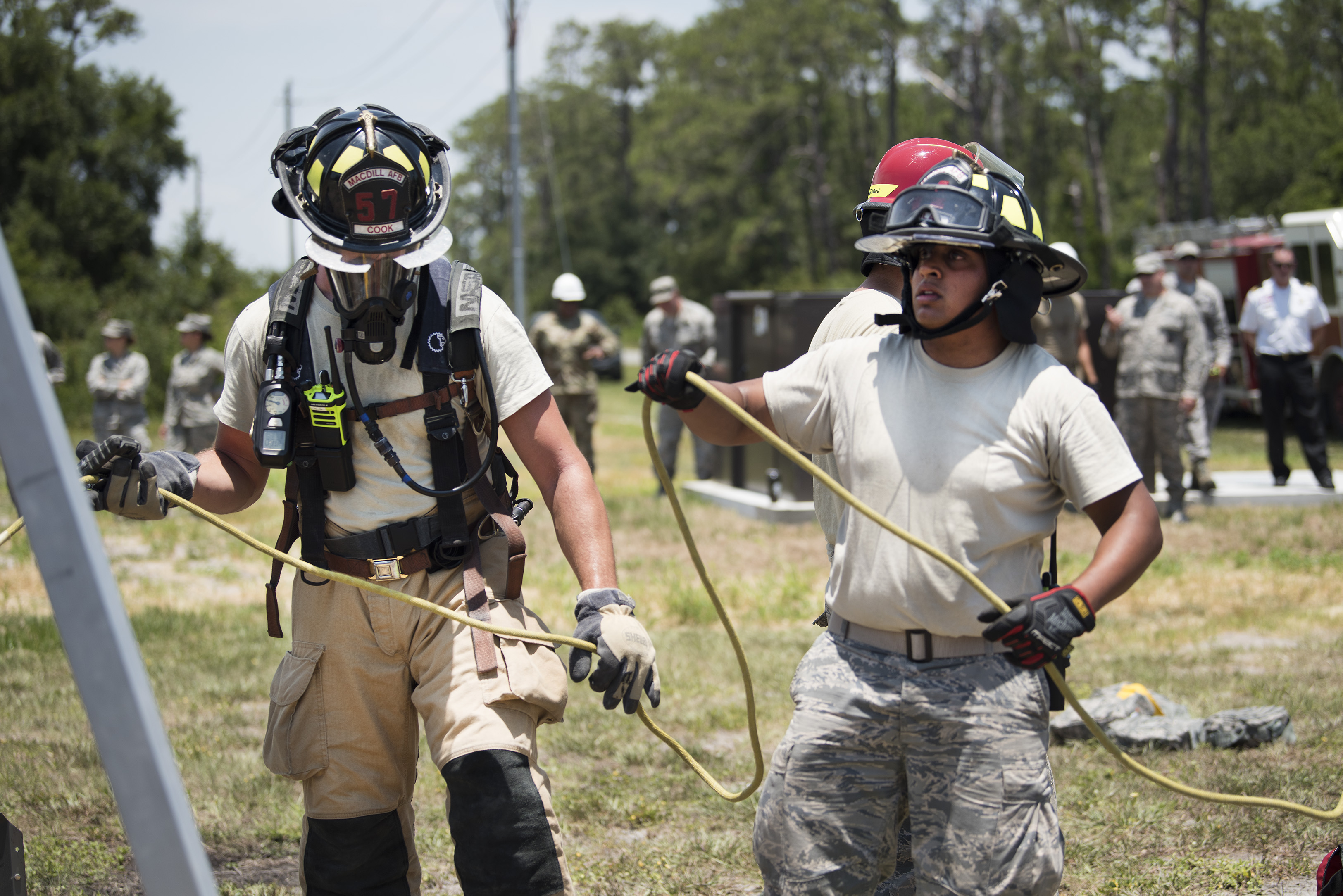 Firefighters and Cable Dogs Save Lives > Air Force Safety Center ...