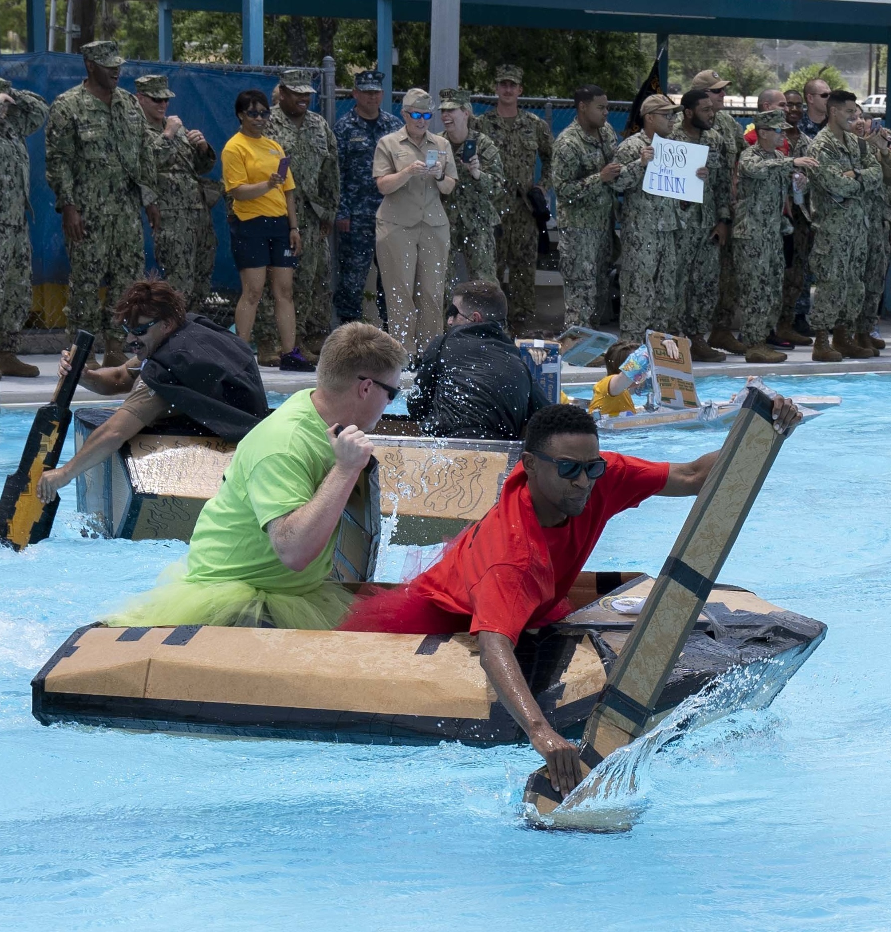 Sailor 360 hosts cardboard boat race at JBSA-Fort Sam Houston > Joint ...