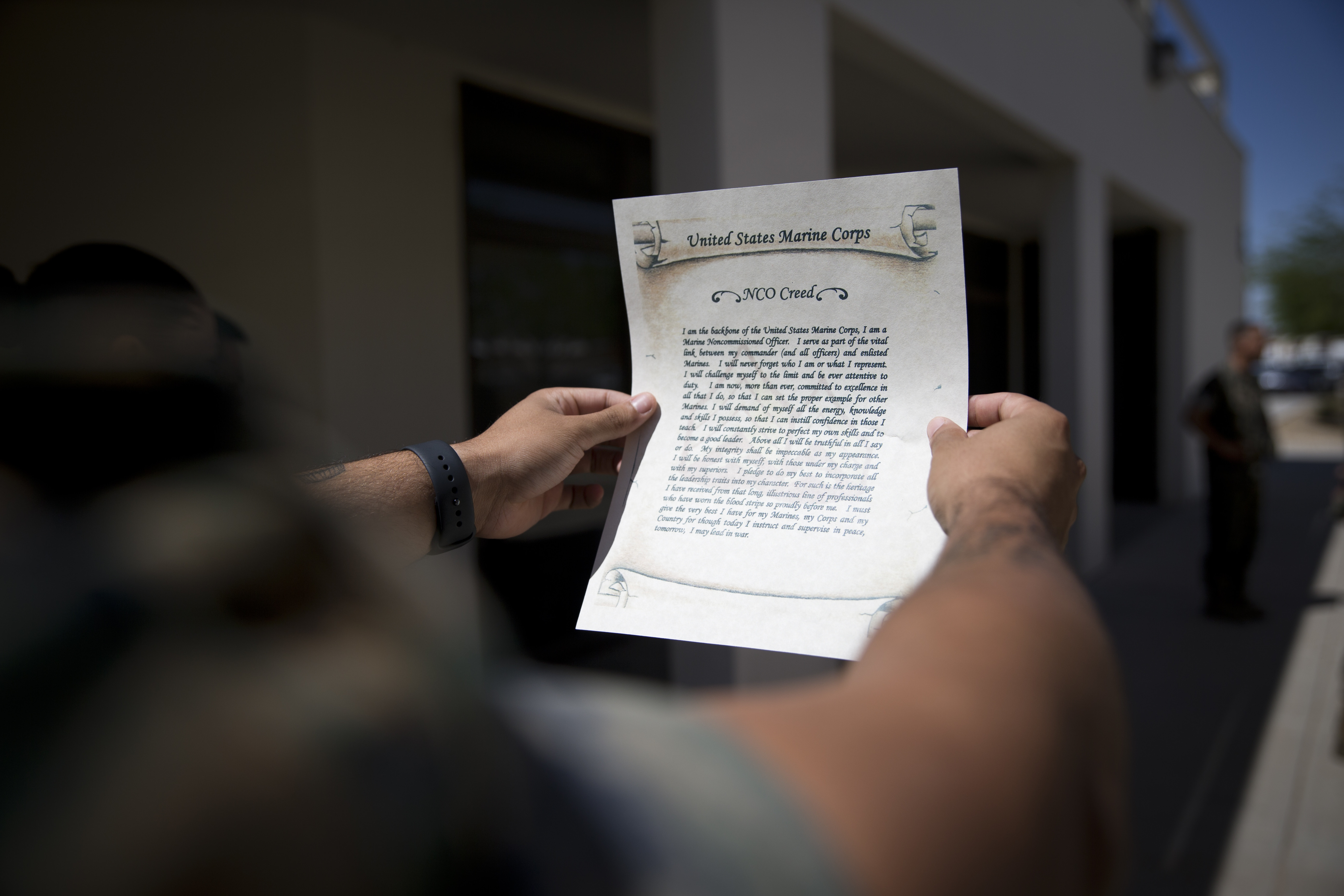 H&HS Blood Stripe Ceremony > Marine Corps Air Station Yuma > Article