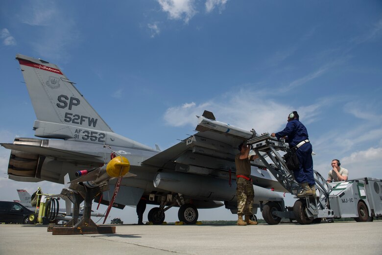 480th Expeditionary Fighter Squadron participates in Aviation Rotation ...