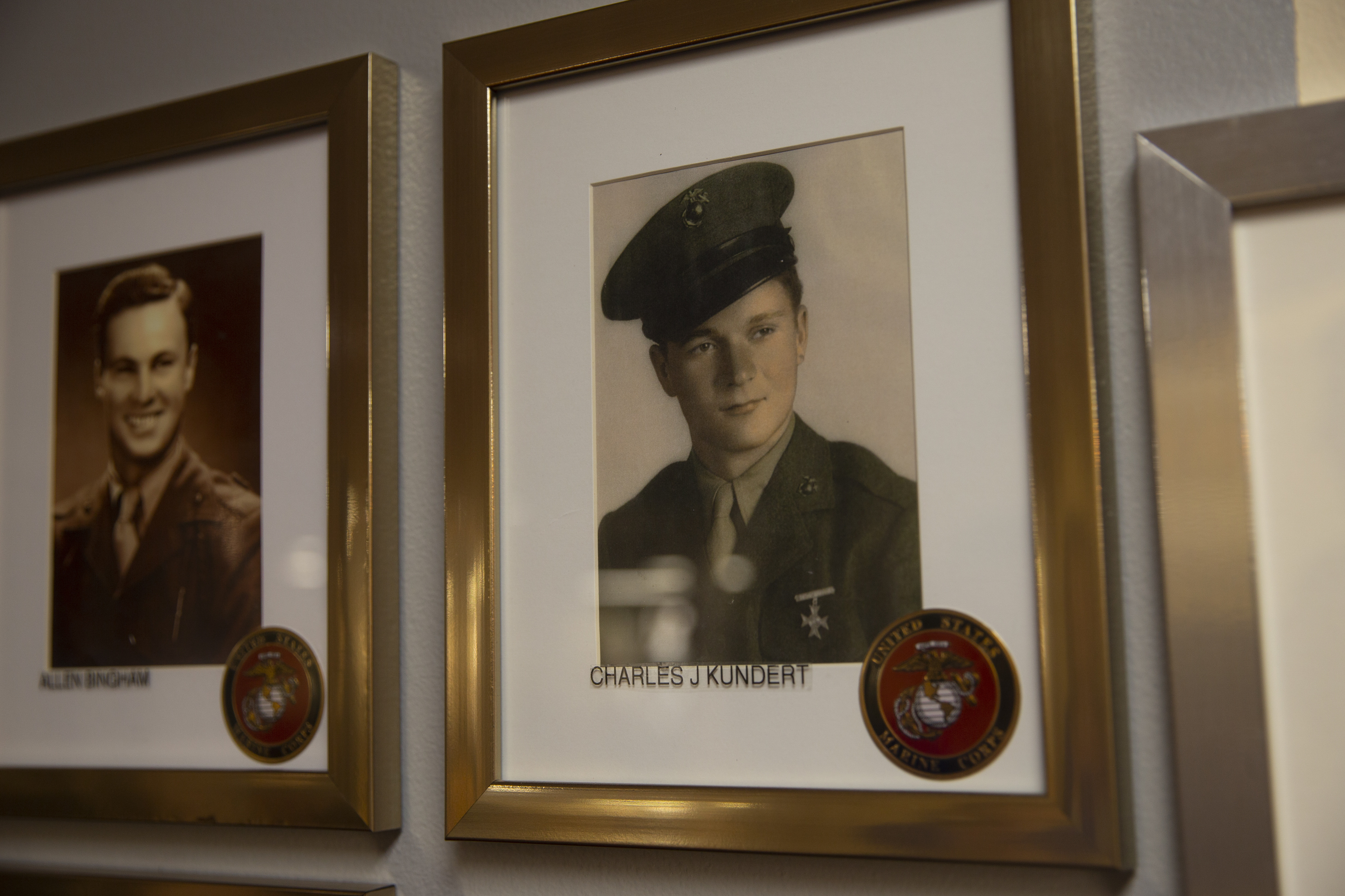 WWII Marine Raider shares his stories with Marines from 1st Marine ...