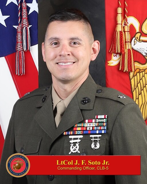 Lieutenant Colonel J.F. Soto Jr. > 1st Marine Logistics Group > Biography