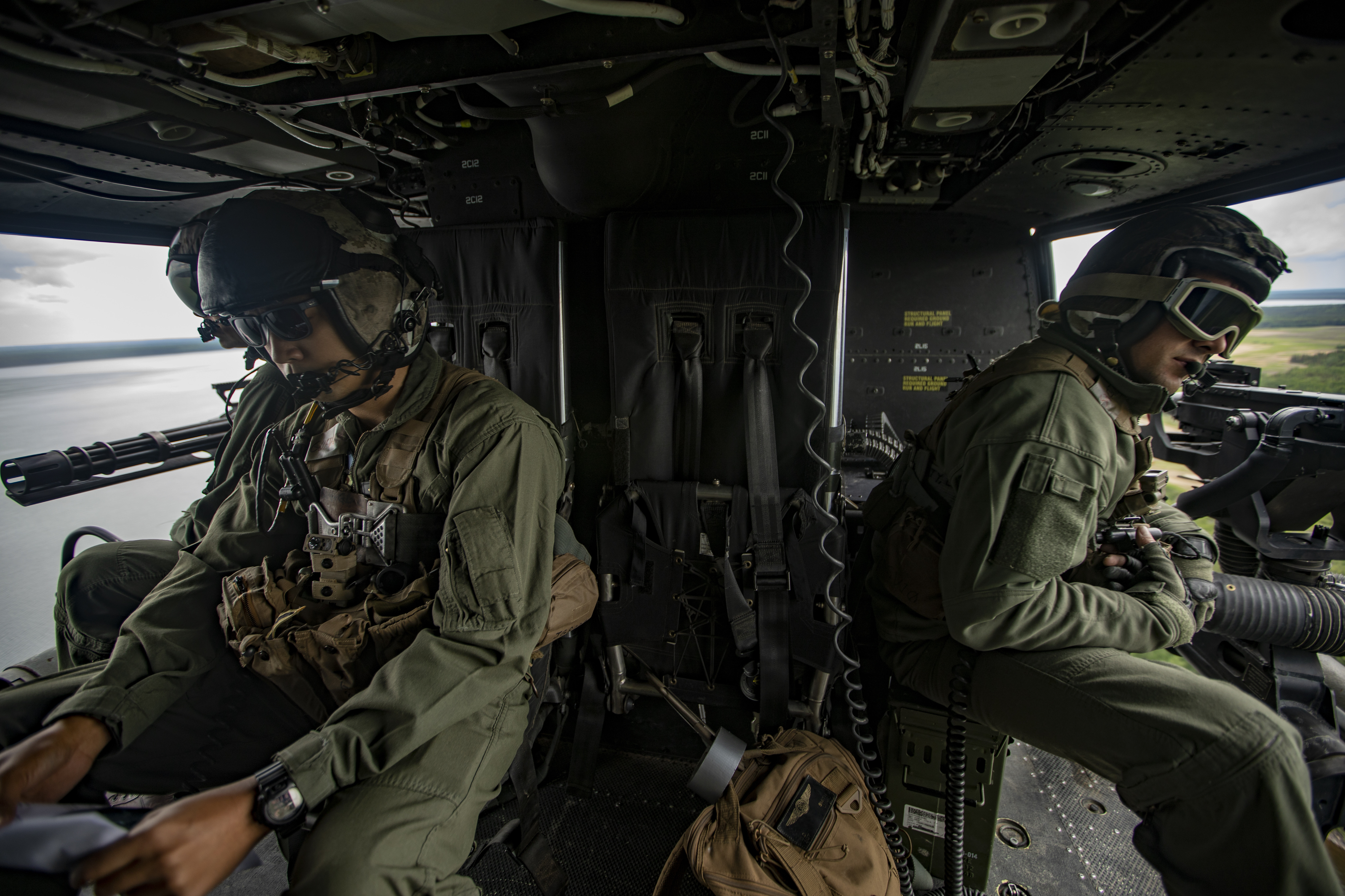 HMLA-775 Marines conduct a live-fire in Canada