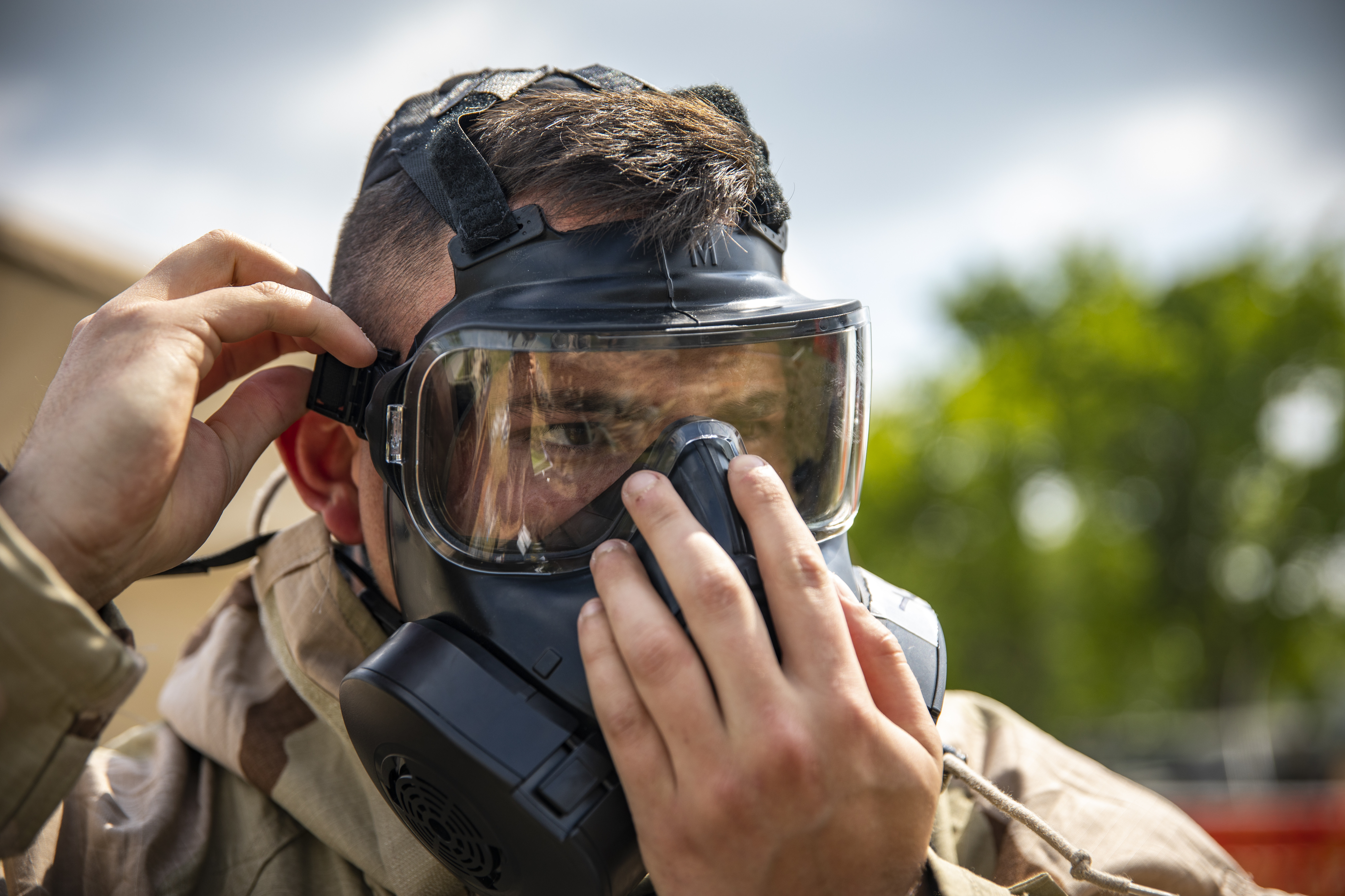 U.S. Marine Corps conduct CBRN training in Canada