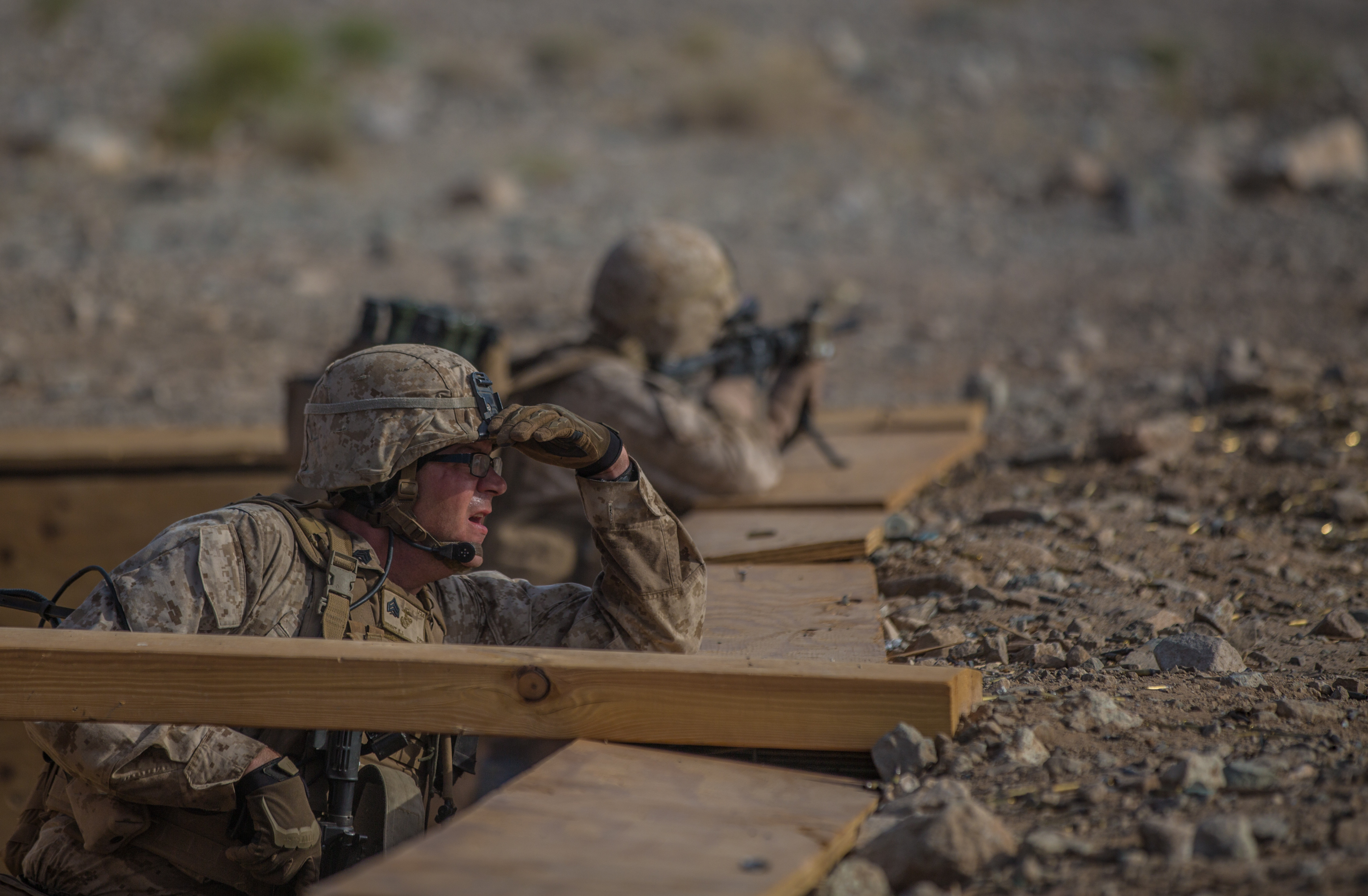 Reserve Marines attack Range 410A during ITX 4-19