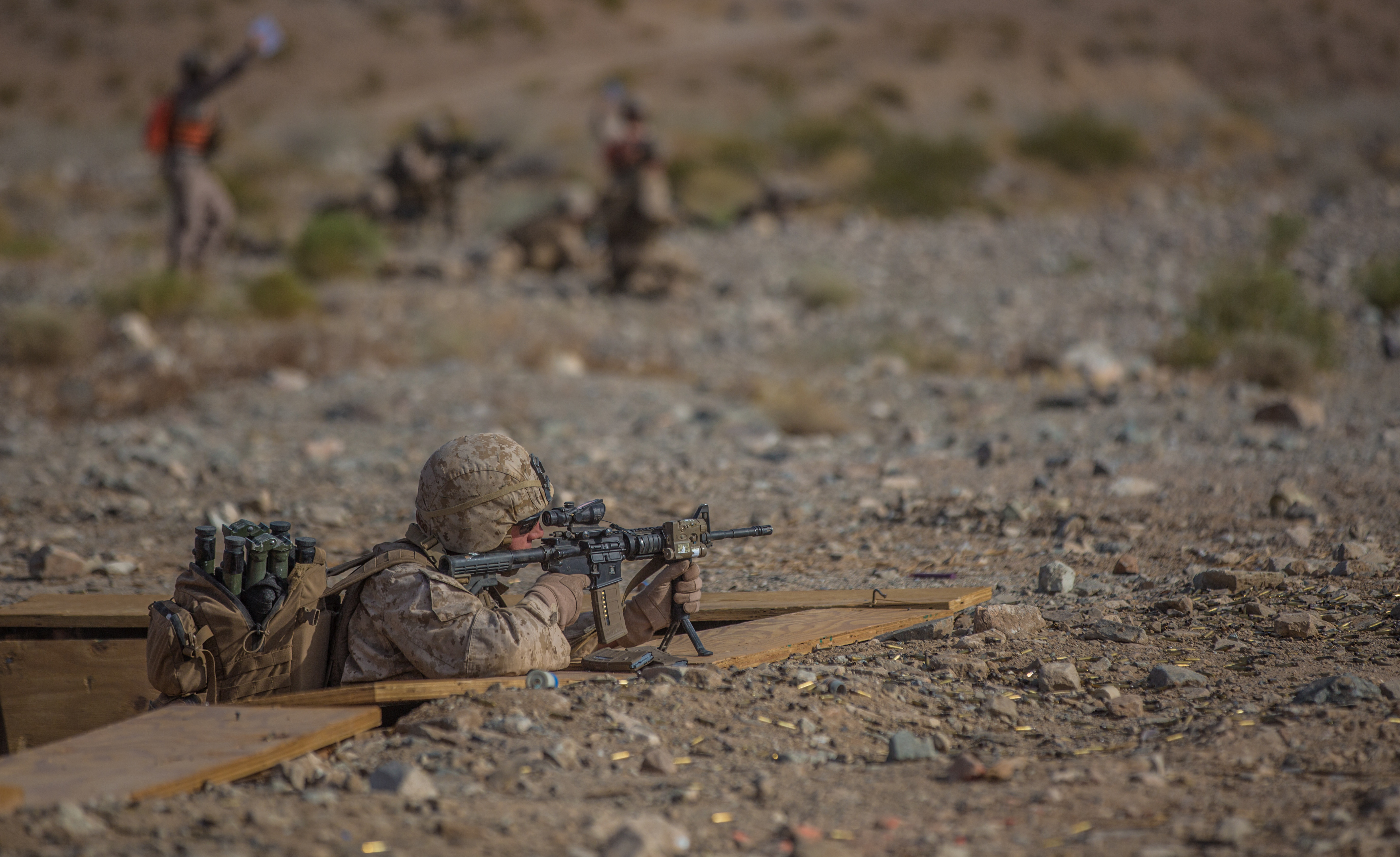 Reserve Marines attack Range 410A during ITX 4-19