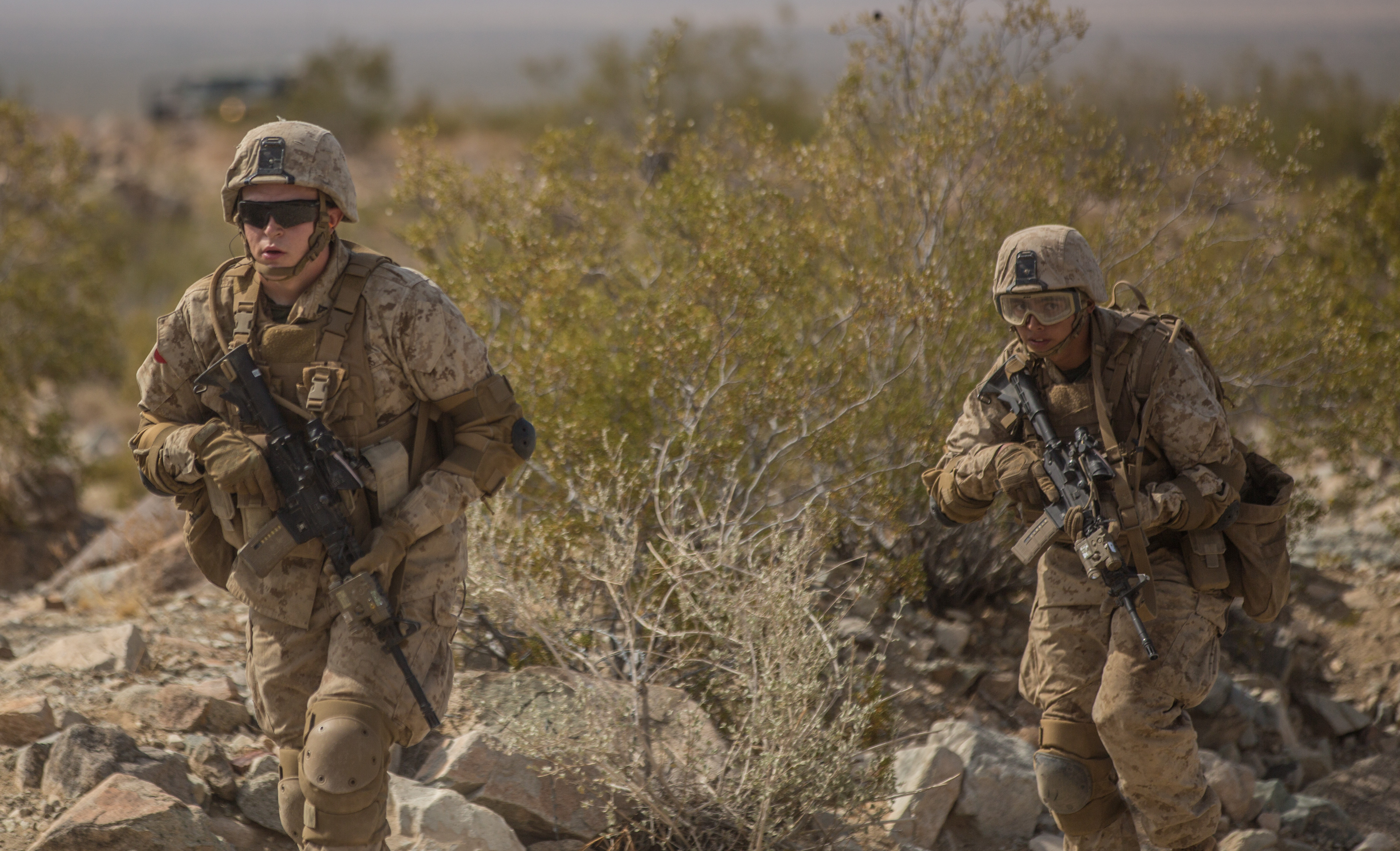 Reserve Marines attack Range 410A during ITX 4-19