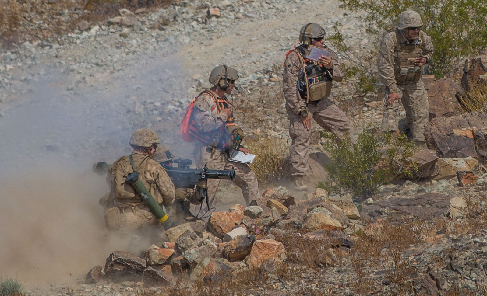 Reserve Marines attack Range 410A during ITX 4-19