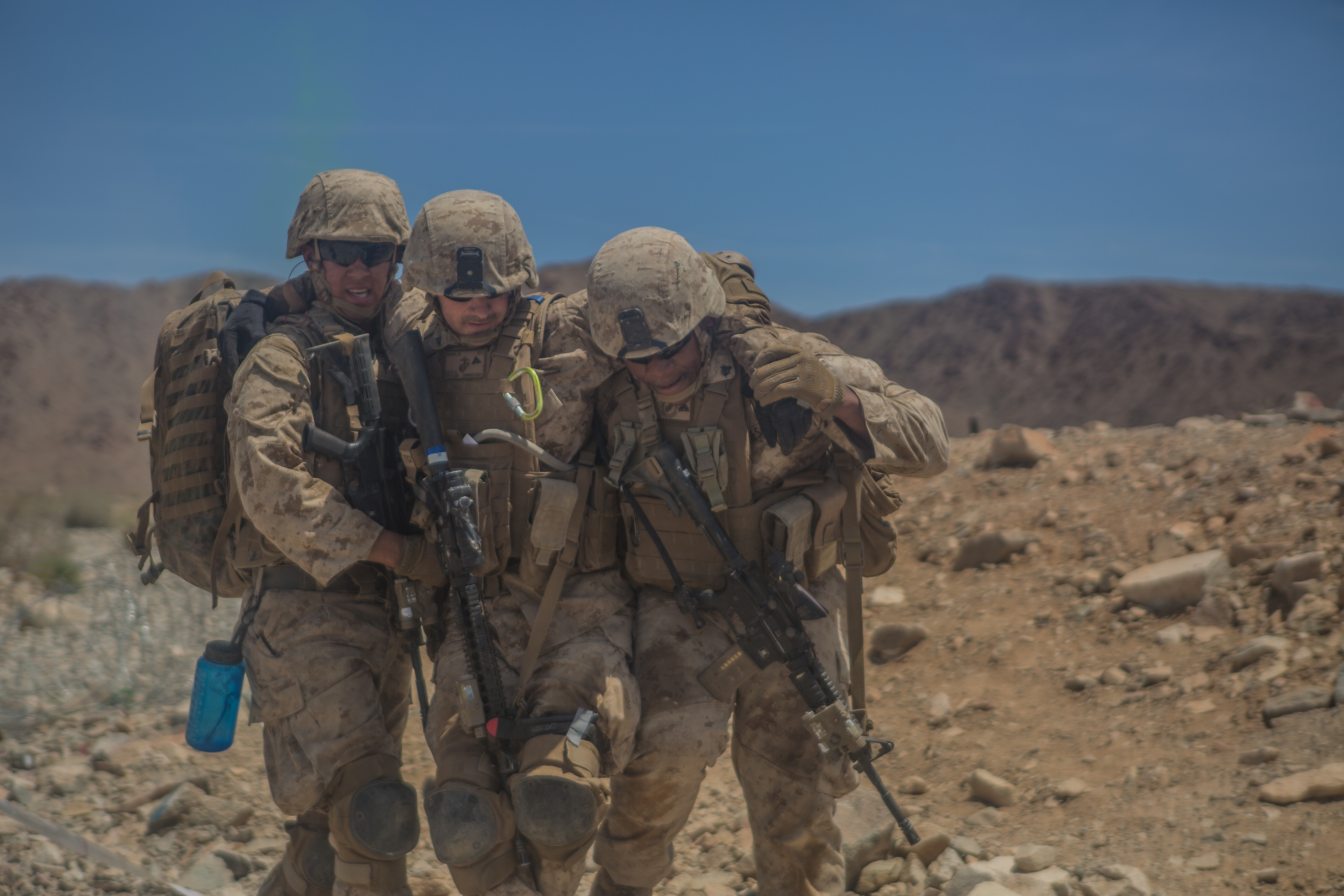 Reserve Marines attack Range 410A during ITX 4-19
