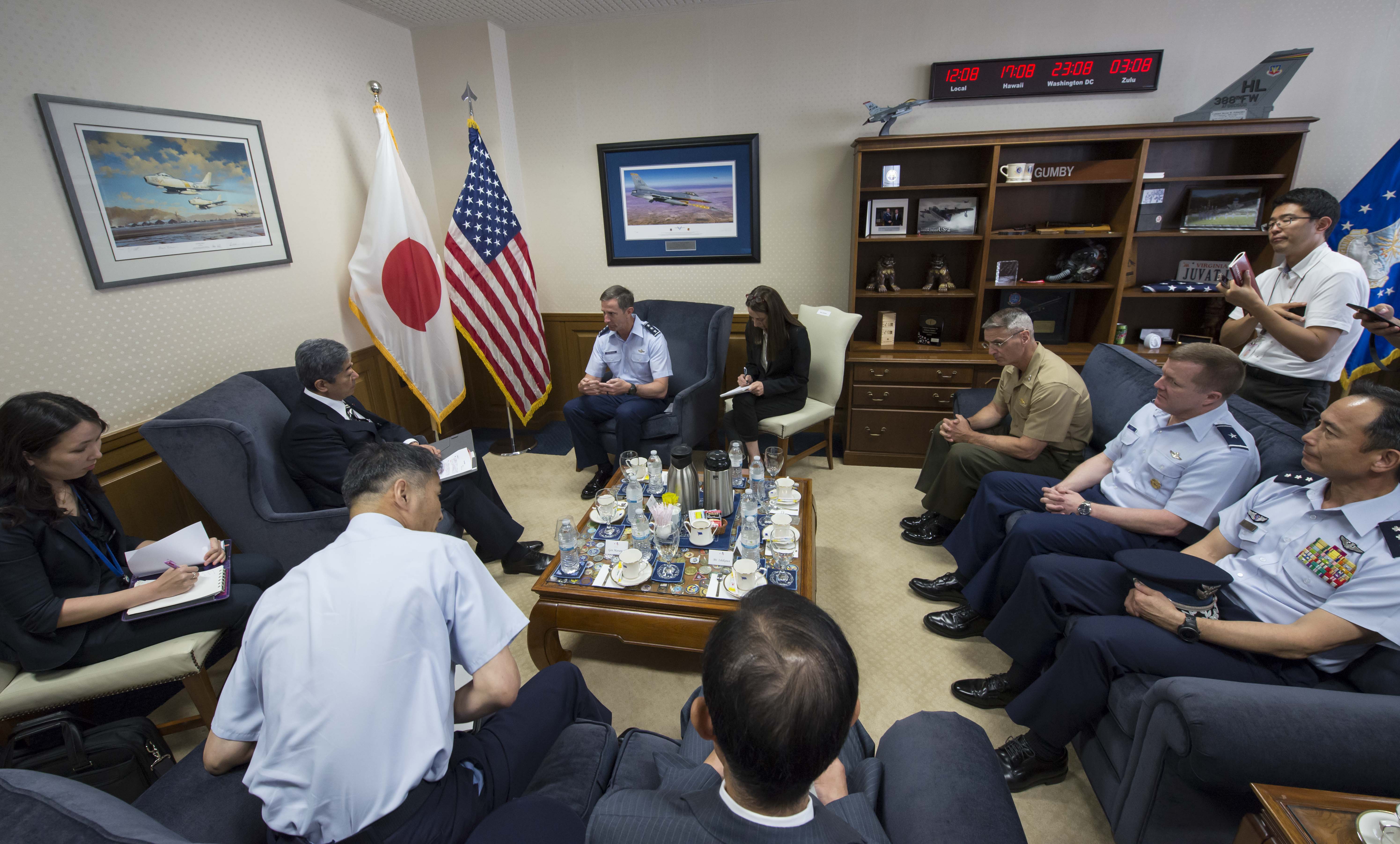 USFJ hosts Japanese Defense Minister Iwaya > U.S. Forces Japan ...