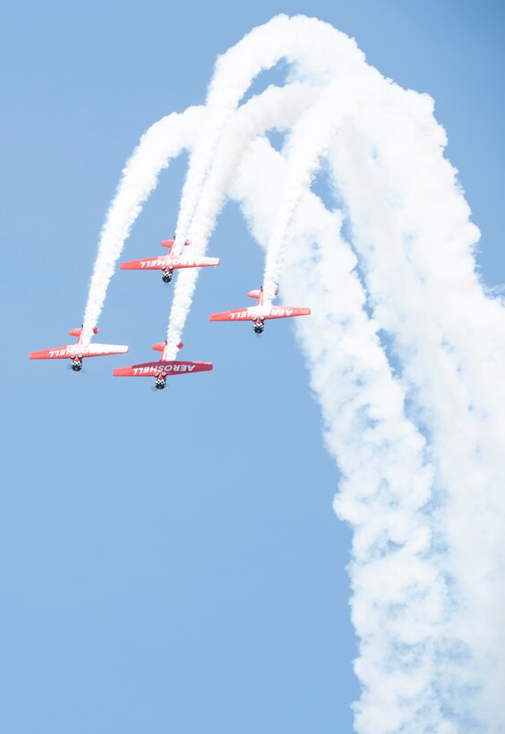 AeroShell Acrobatic Team performs during 2019 Wings Over Whiteman Air ...