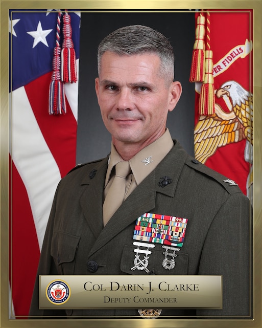Colonel Darin J. Clarke > Marine Corps Base Camp Butler > Biography
