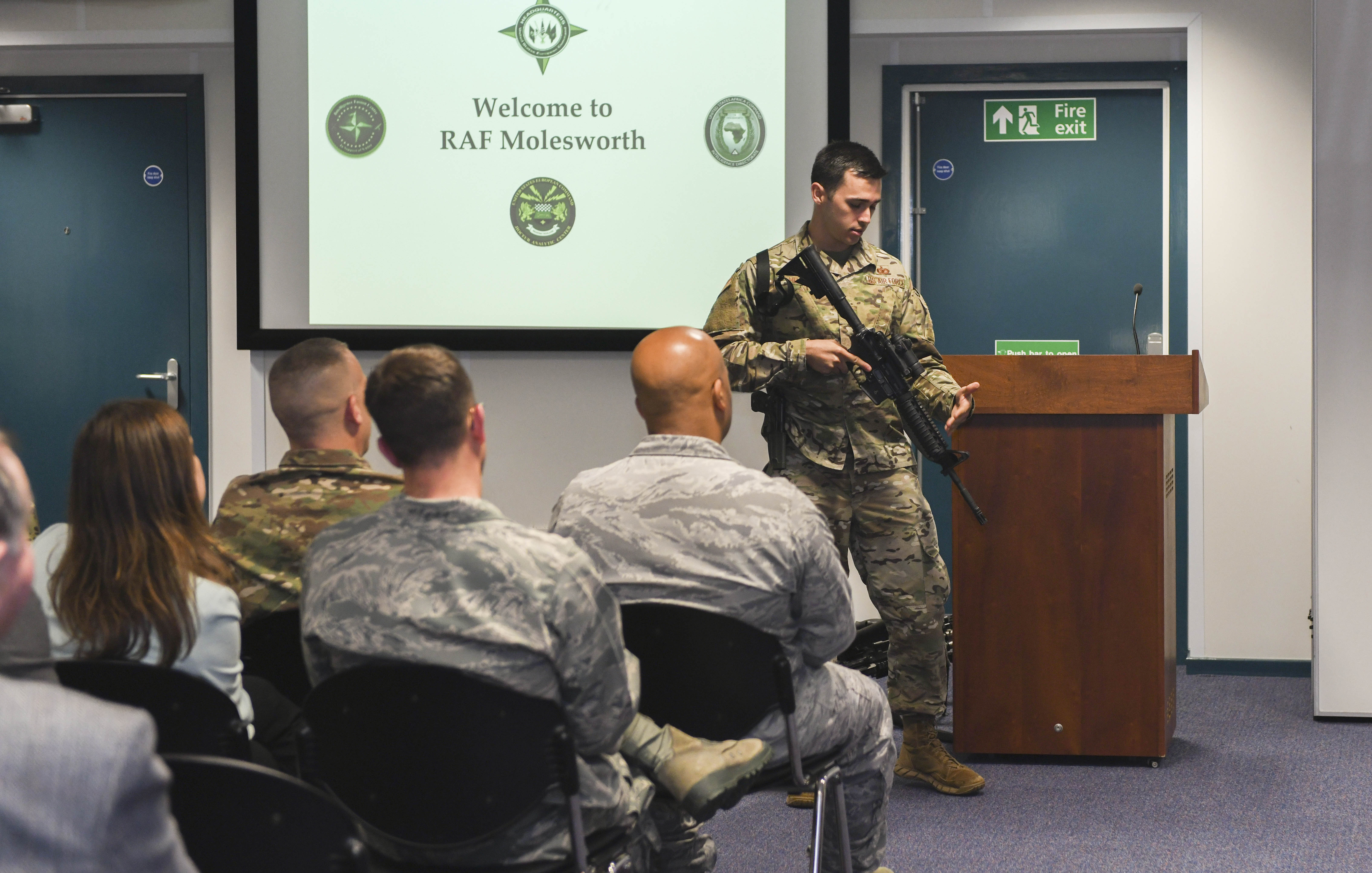 Civic Leaders visit RAF Molesworth