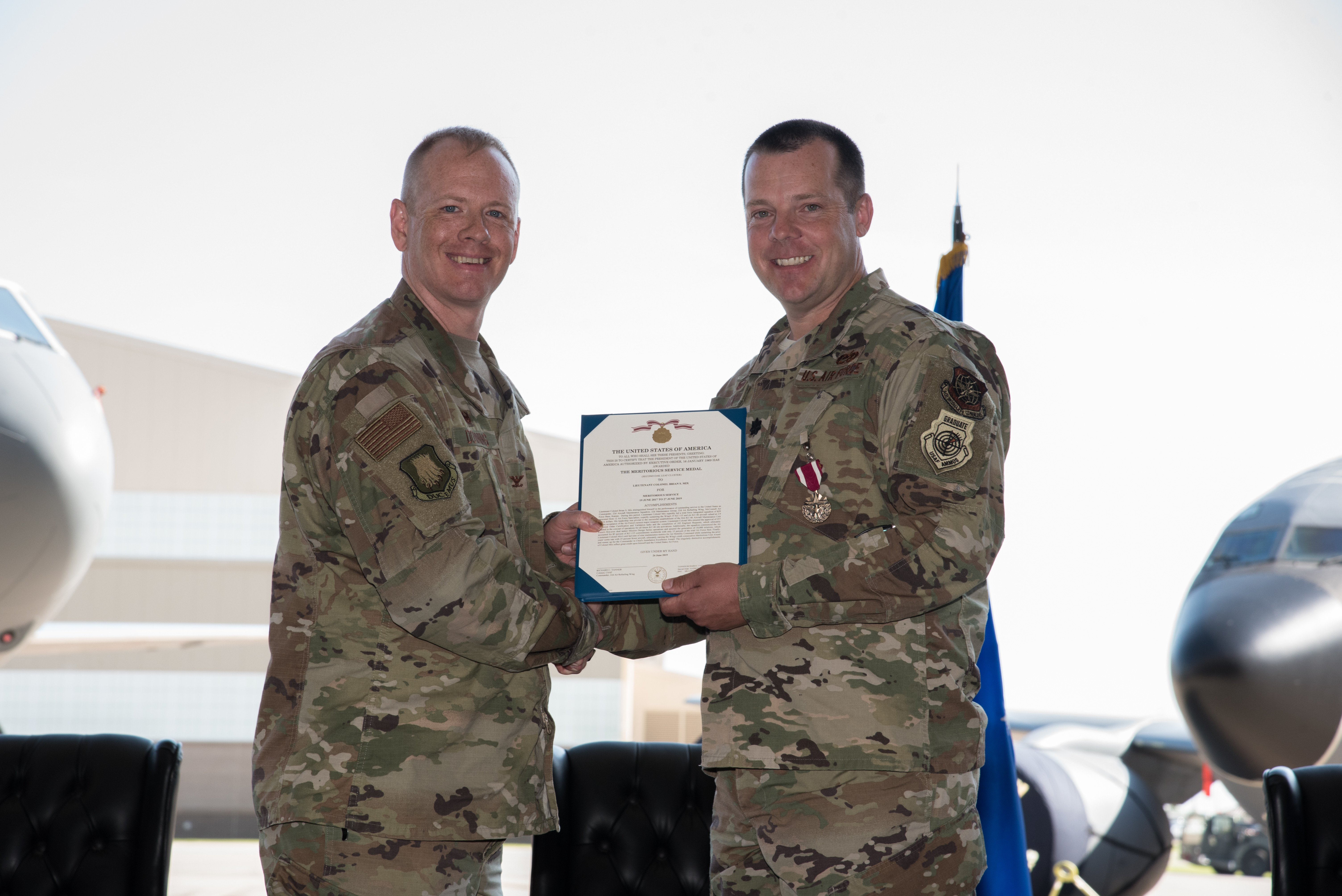 22nd AMXS Change of Command > McConnell Air Force Base > News