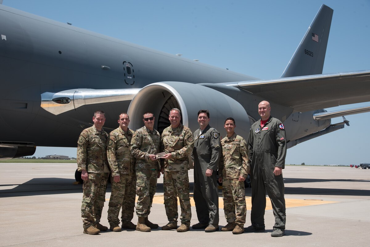McConnell receives seventh KC-46 > McConnell Air Force Base > News