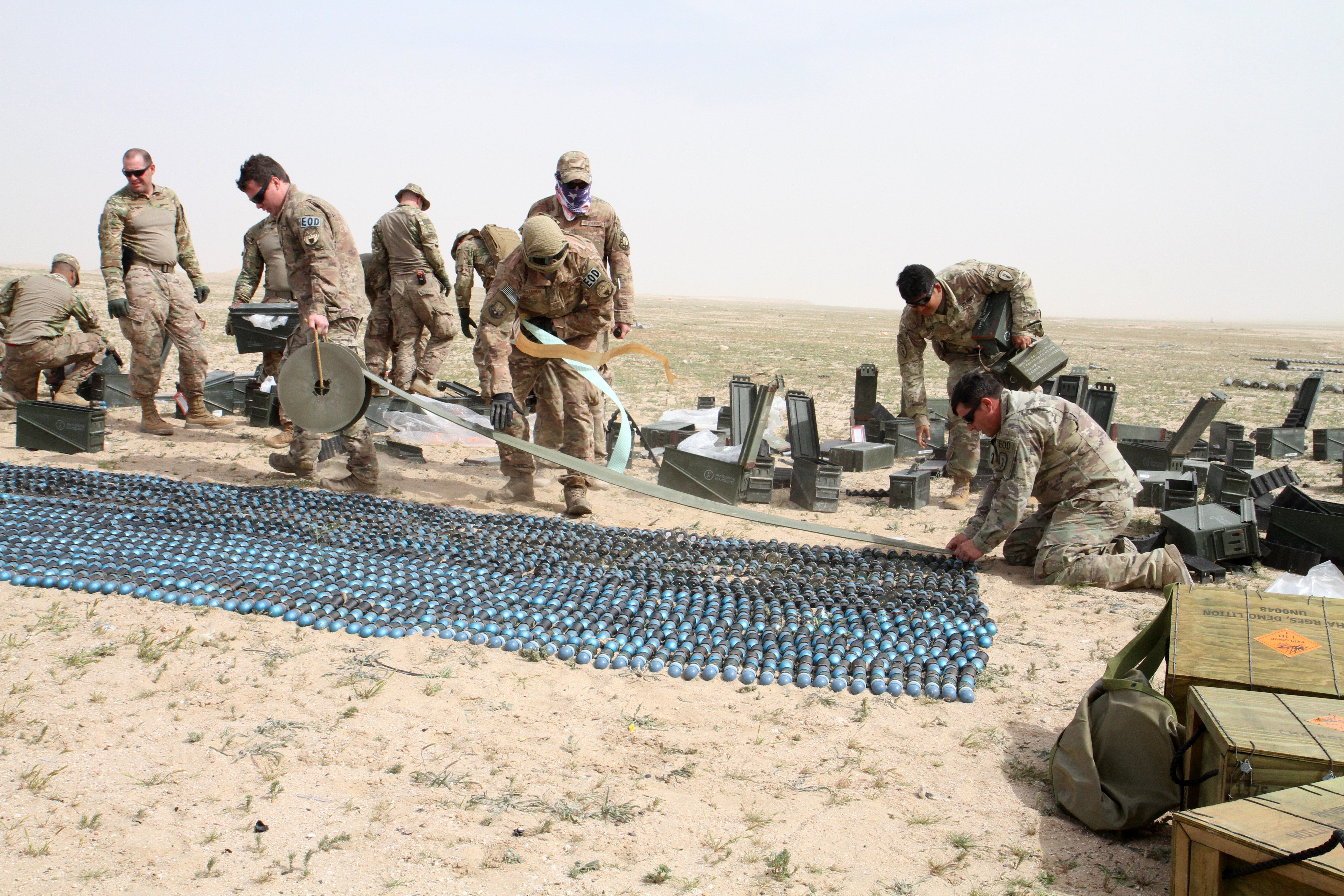 Joint Effort Helps Destroy Unserviceable Ammunition > U.S. Army Central ...