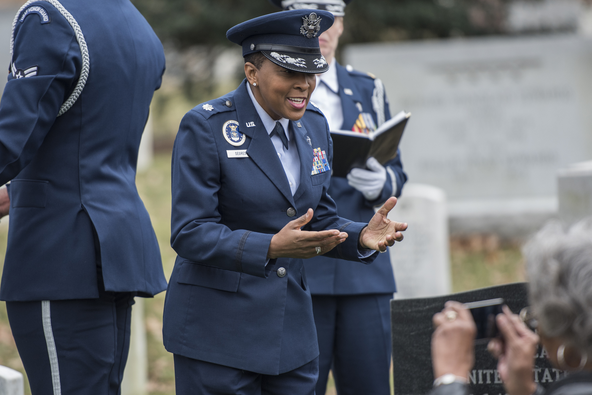 Finding calm, condolence in commemorating hero > Air Force Accessions ...