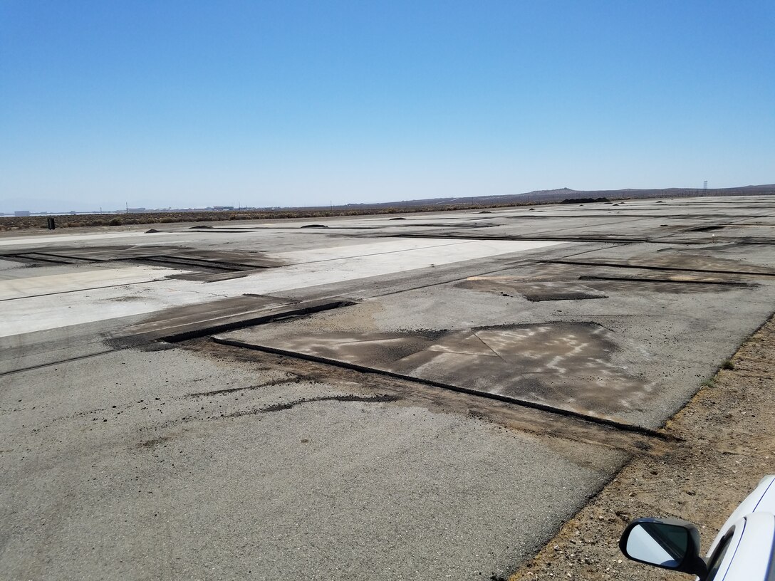 Runway repaired