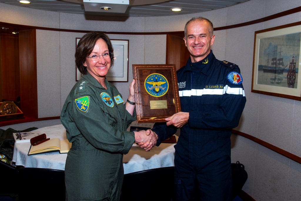 Vice Adm. Lisa Franchetti Visits CDG