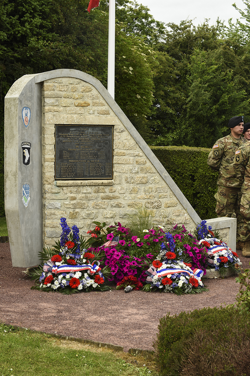A Memorial in Beuzeville-Au-Plain, France