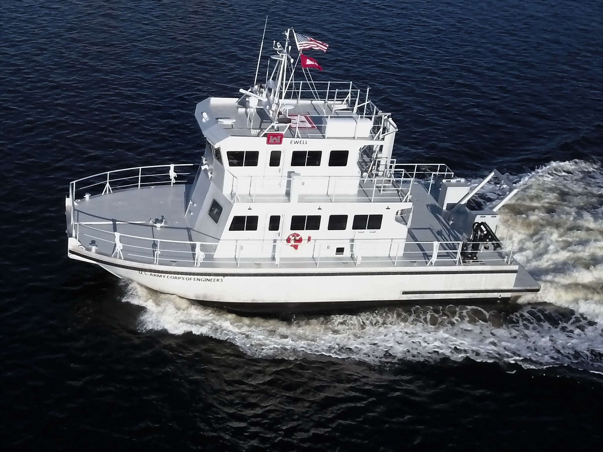 USACE Survey Vessel EWELL > Philadelphia District & Marine Design ...