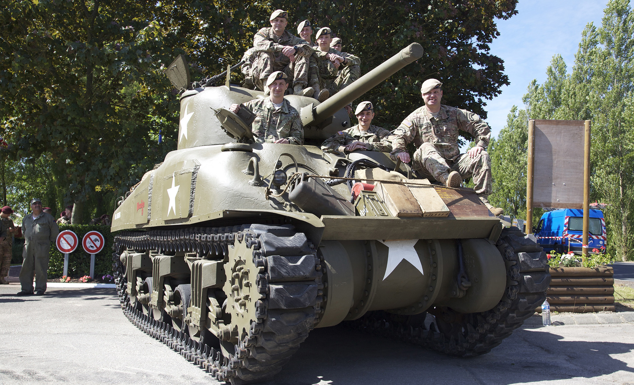 U.S. Army Rangers in Chef-du-Pont, France