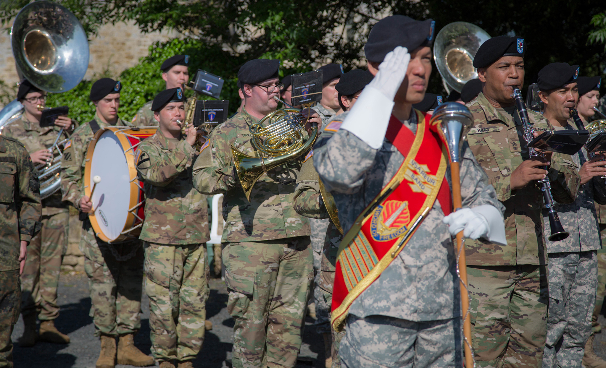U.S. Army Europe Band and Chorus in Picauville, France