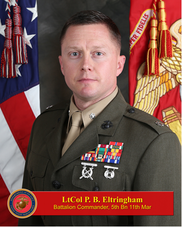 Lieutenant Colonel P. B. Eltringham > 1st Marine Division > Leaders