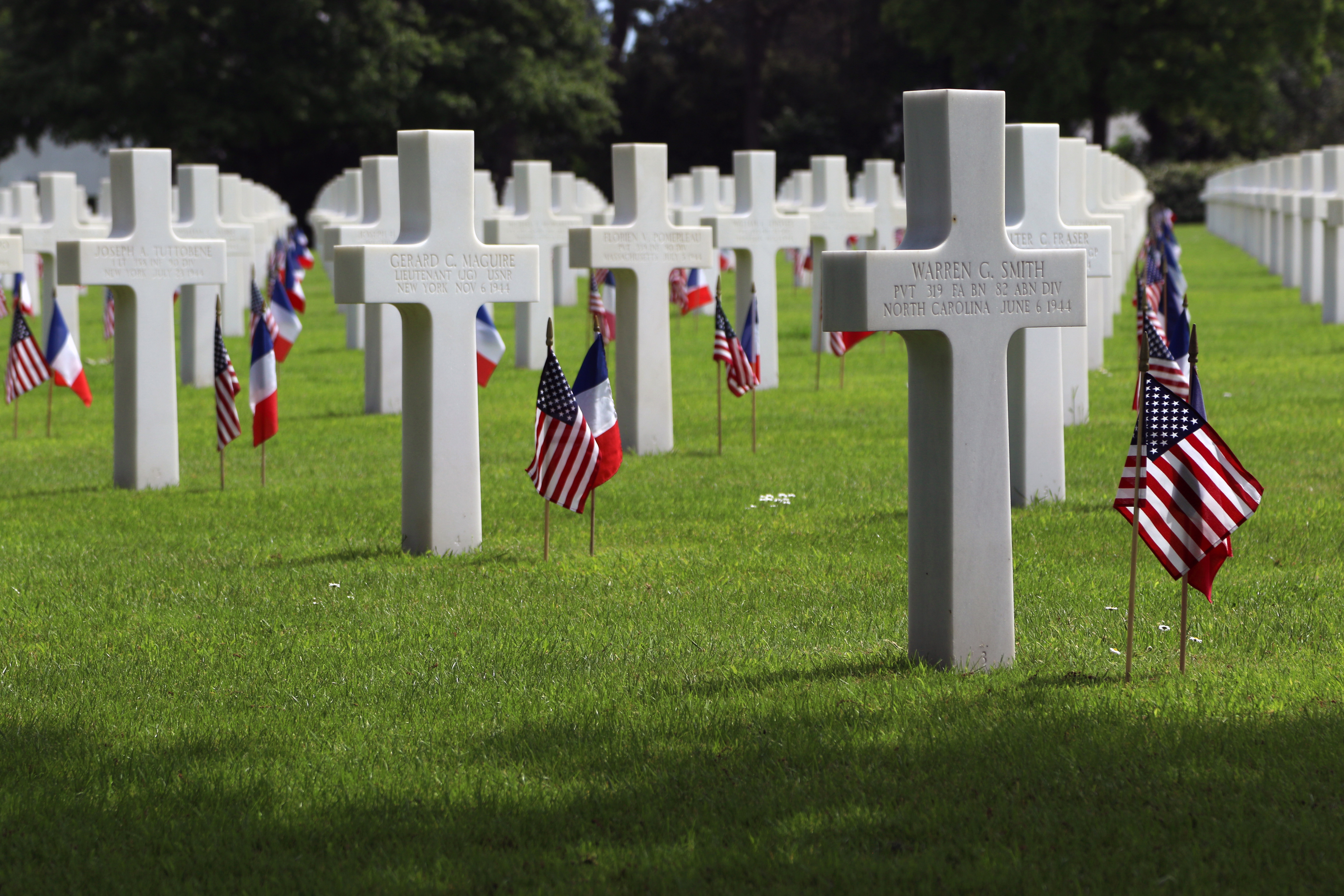 normandy graves