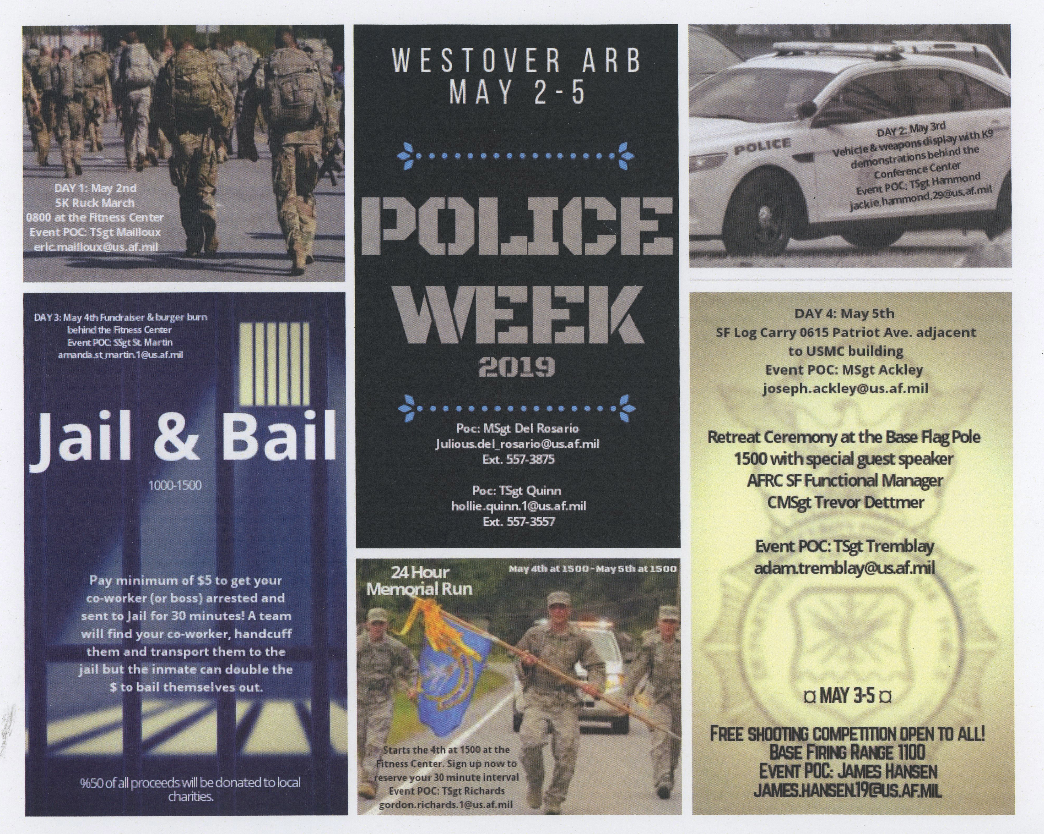 Join us for Police Week 2019, May 2-5 > Westover Air Reserve Base ...