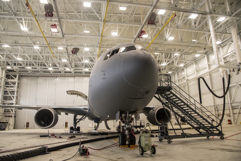 Team McConnell performs KC-46 fuel tank maintenance > McConnell Air ...