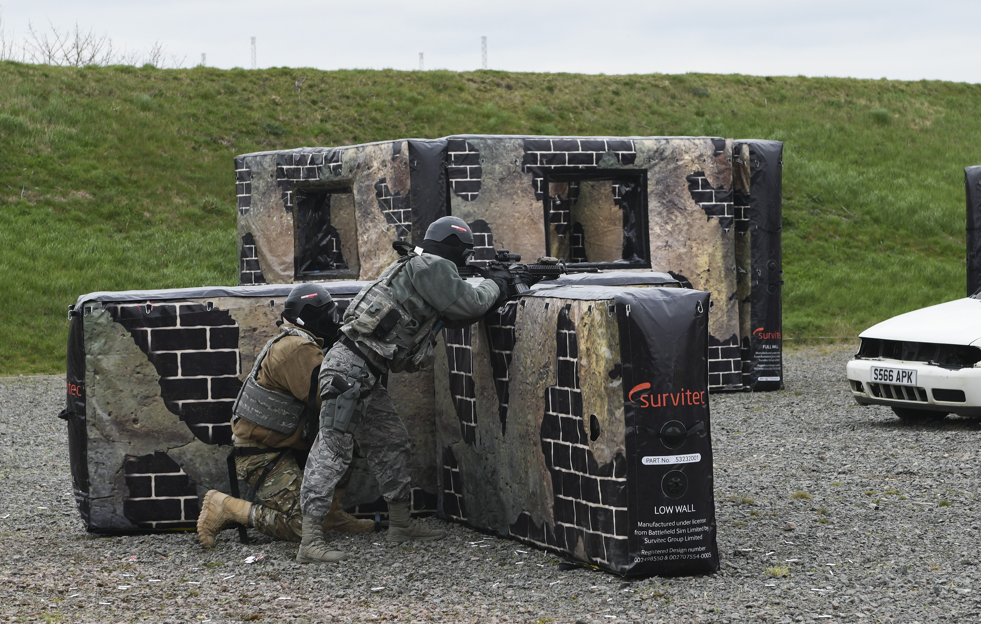 422nd SFS utilize new inflatable barriers > 501st Combat Support Wing ...
