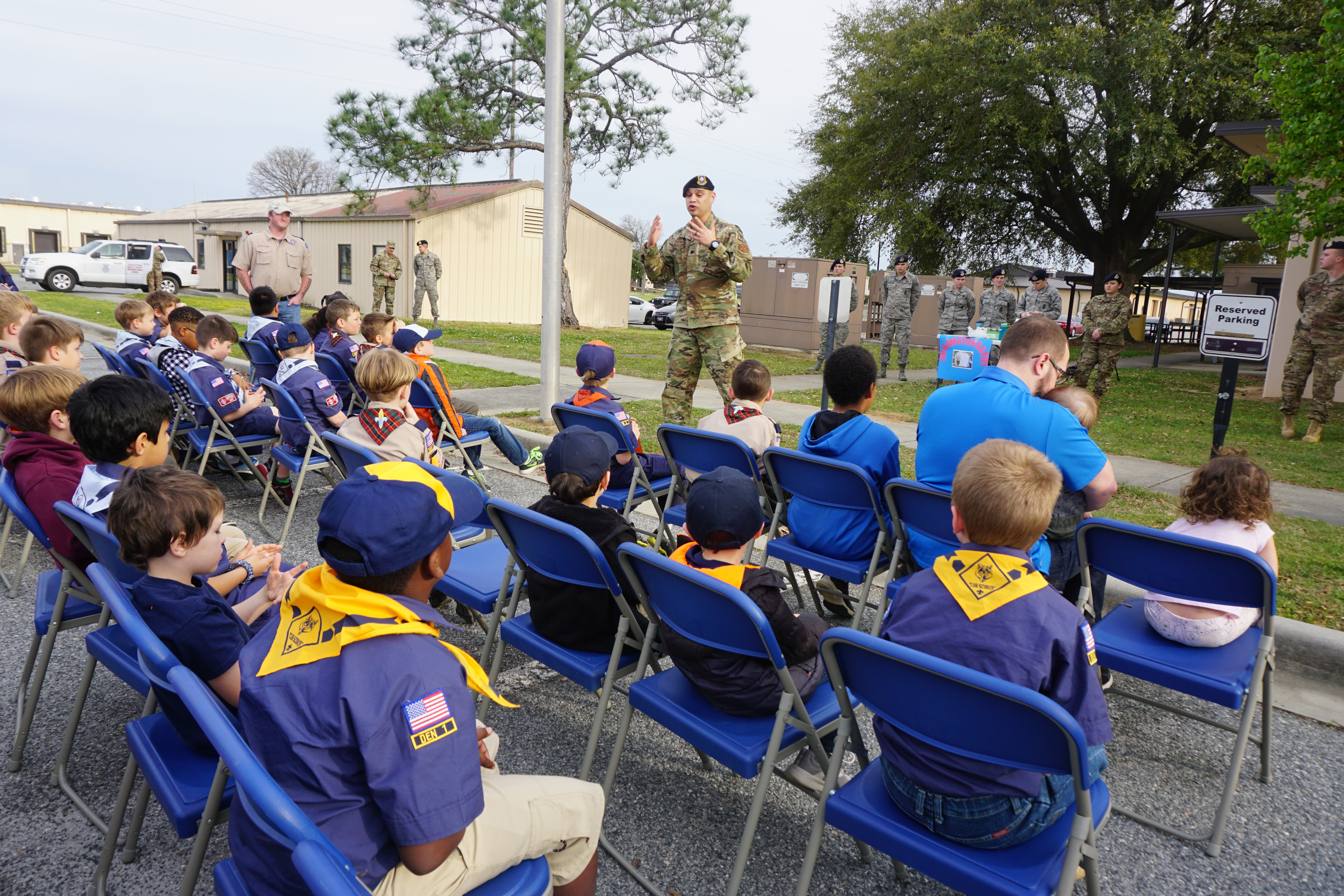 78 SFS hosts Middle Georgia Cub and Boy Scouts