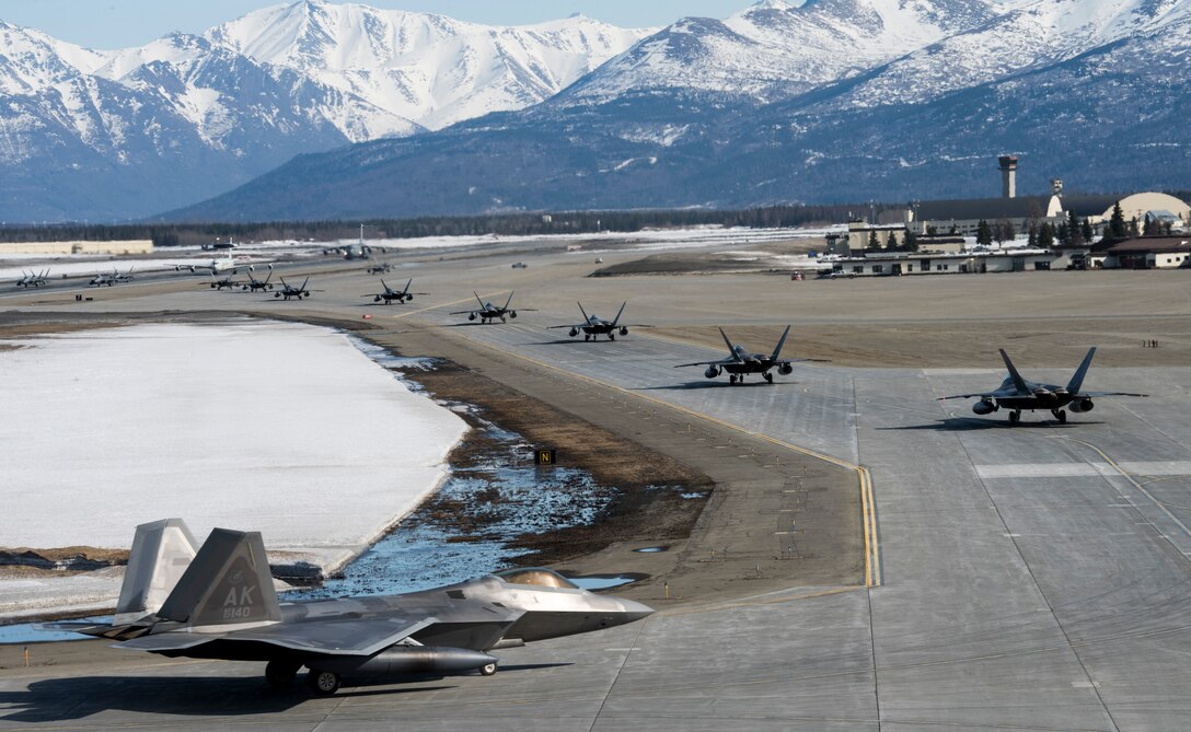 JBER F-22s Demonstrate Combat Capabilities