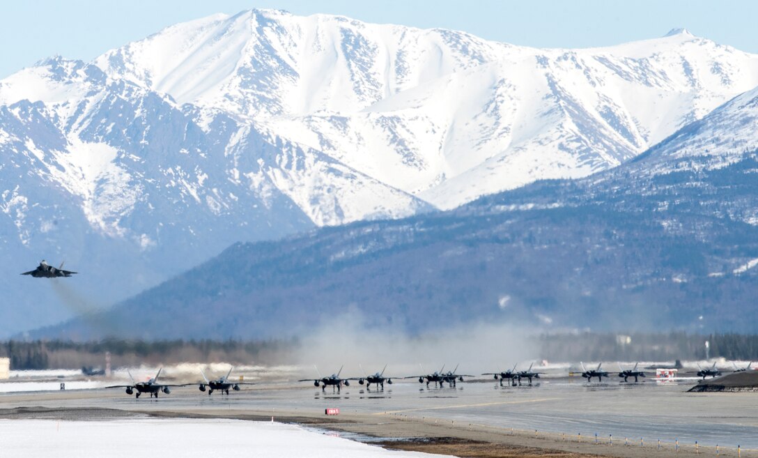 JBER F-22s Demonstrate Combat Capabilities