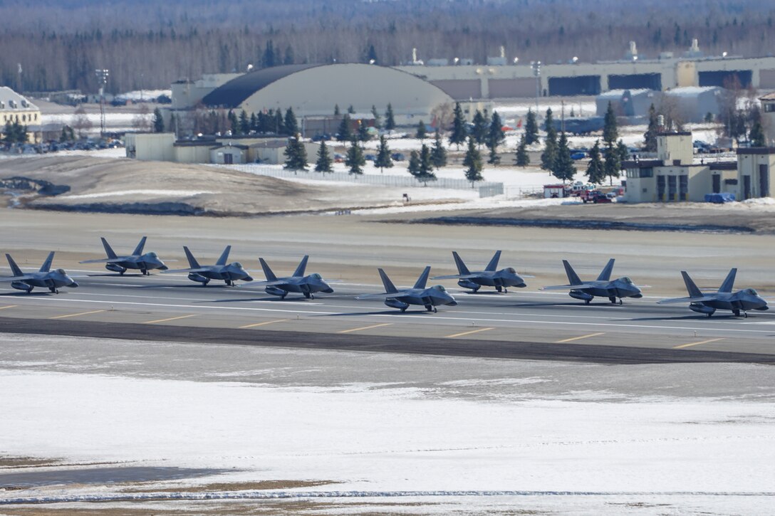 JBER F-22s Demonstrate Combat Capabilities