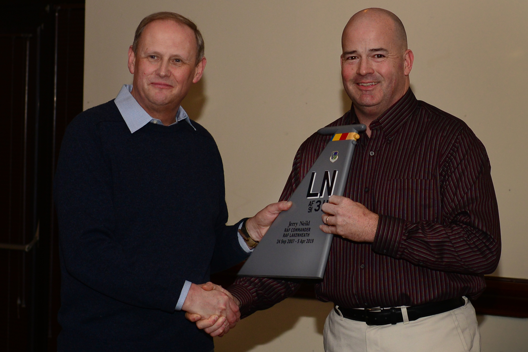 Liberty Wing bids farewell to RAF commander > Royal Air Force ...