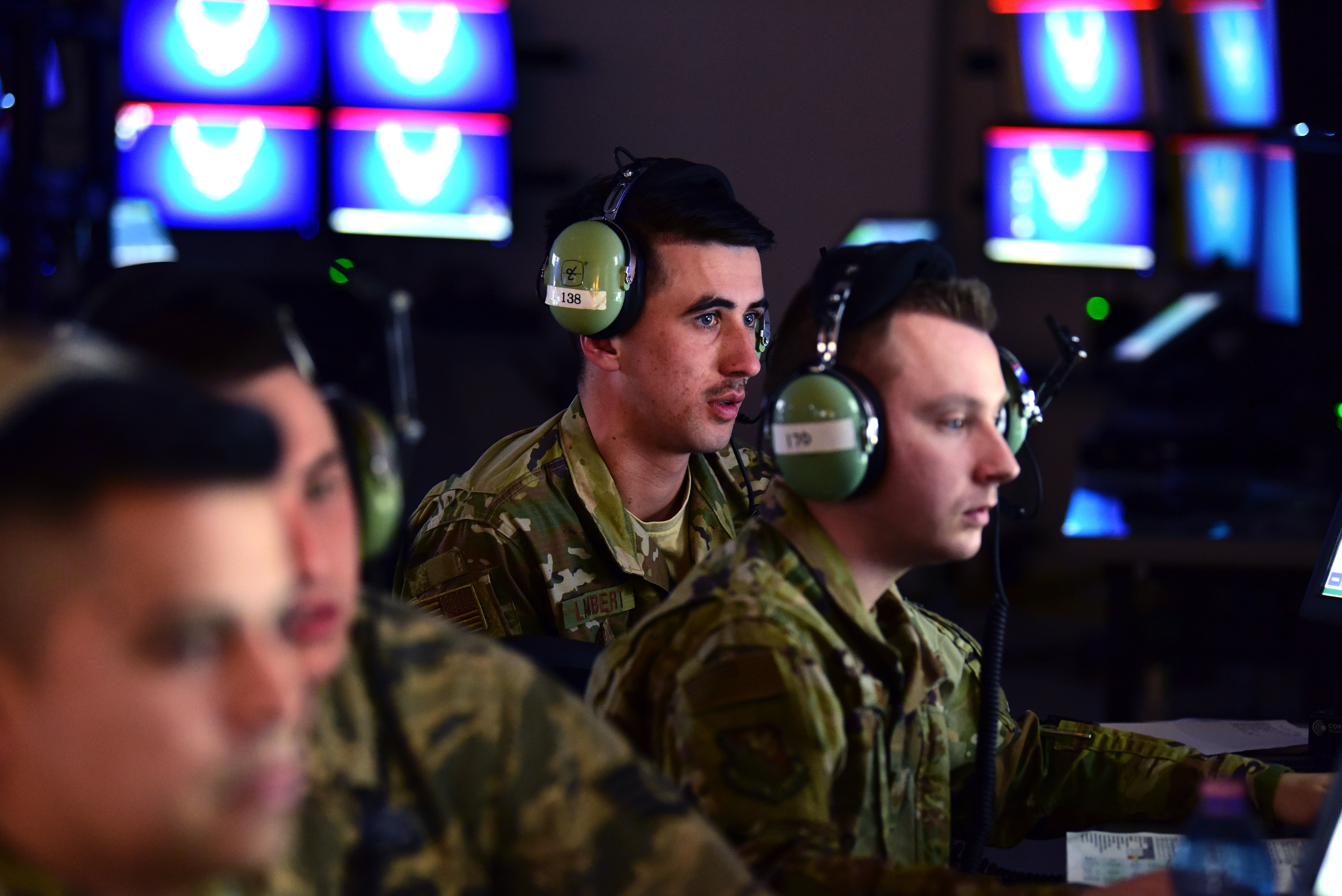 606th Air Control Squadron surveillance training