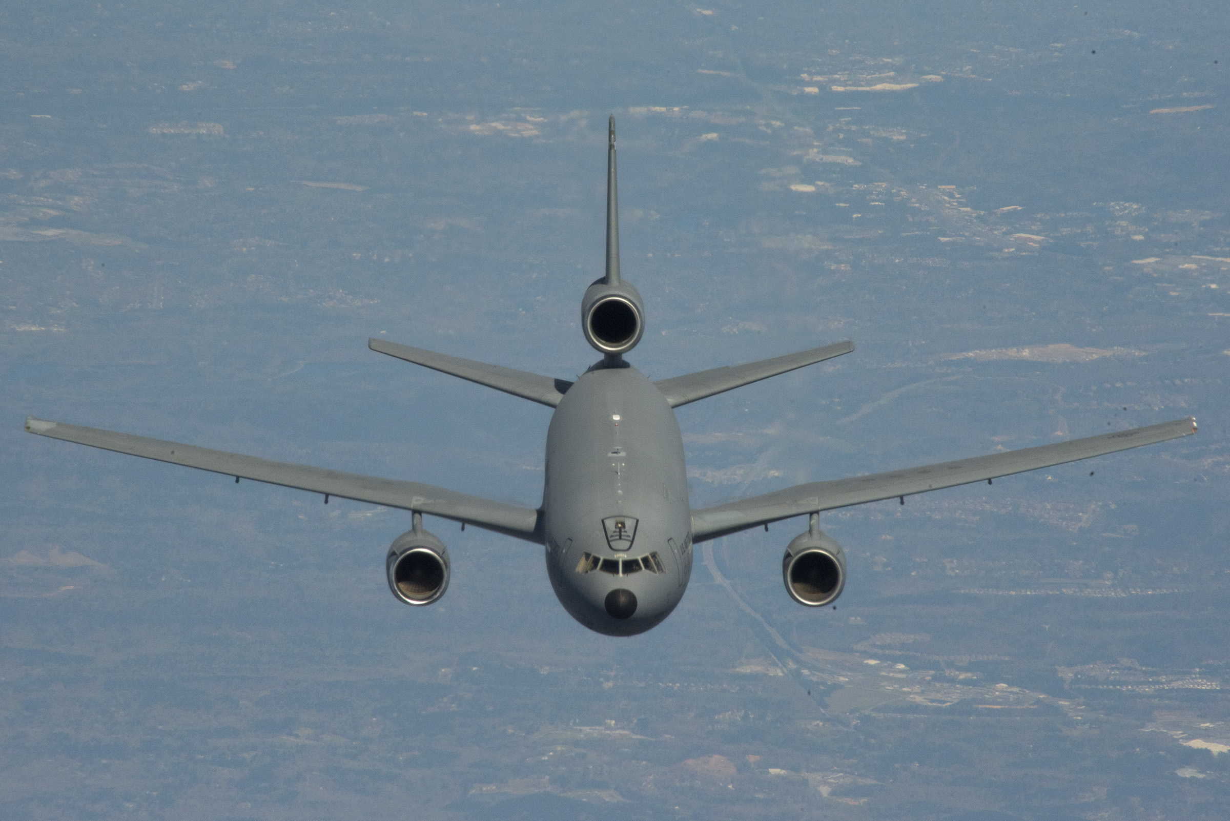 KC-135 refuels KC-10