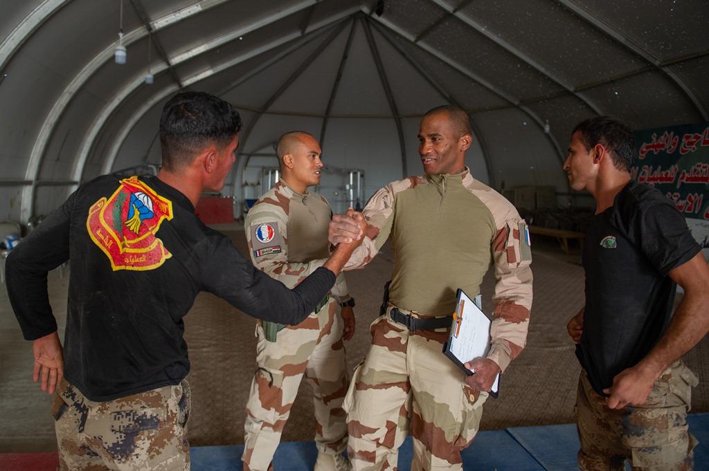 Operation Chammal conduct combat training with TF Narvik