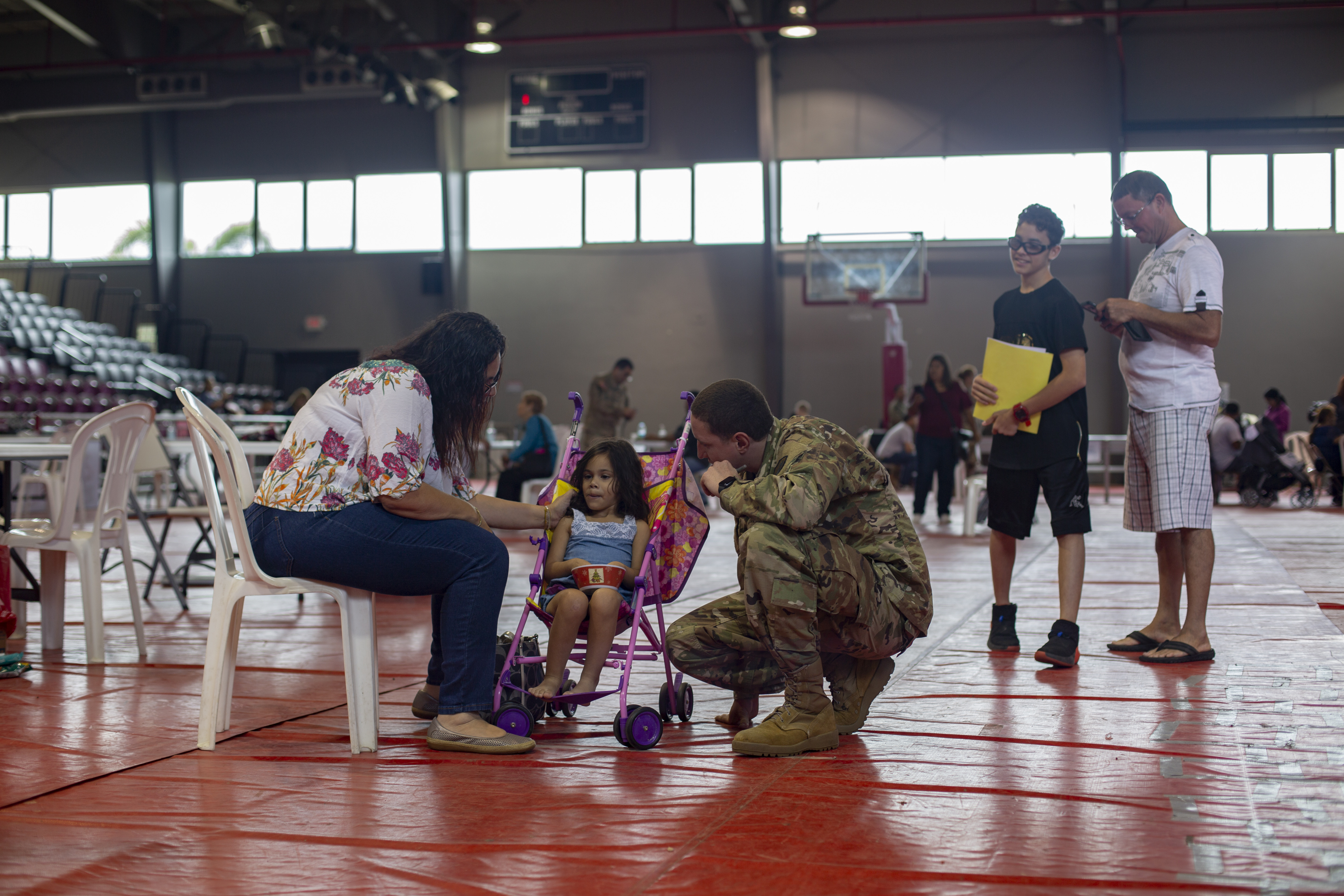 Children receive medical care, play with service members at IRT Puerto ...