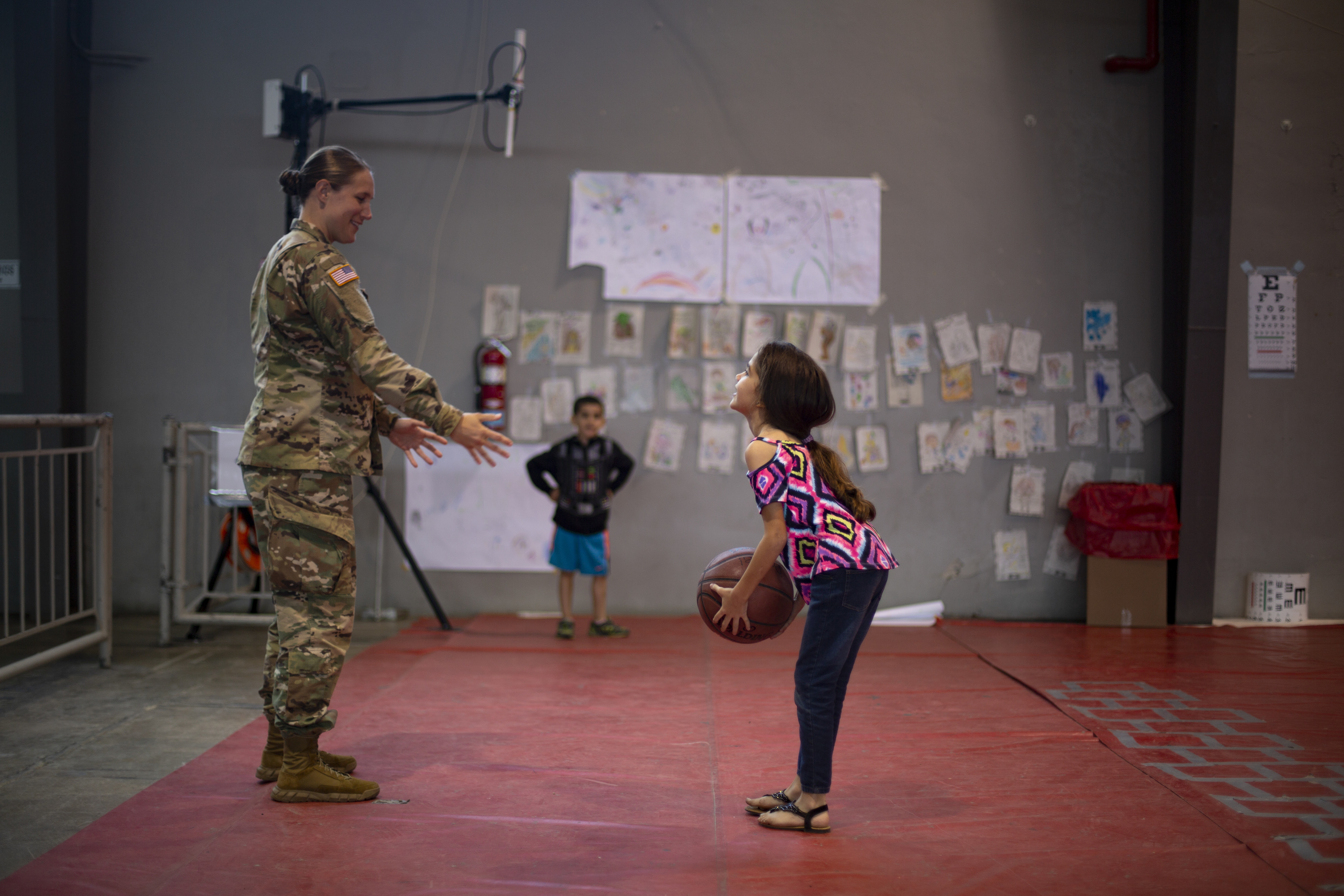 Children receive medical care, play with service members at IRT Puerto ...