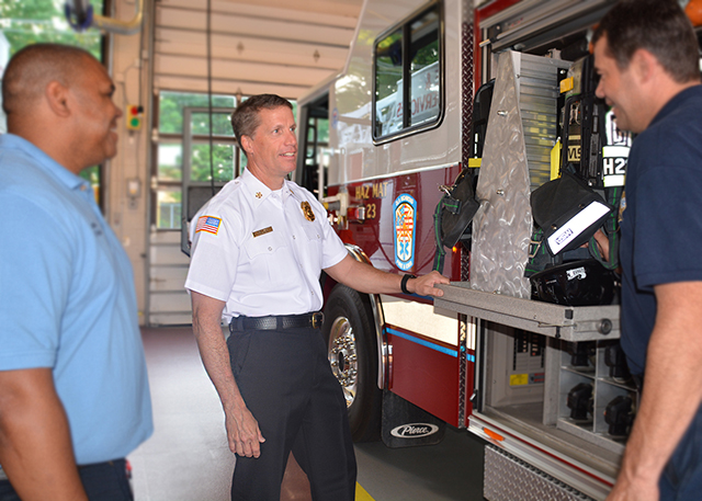 Five-Alarm Achievement: Rodgers makes history as first DLA firefighter ...