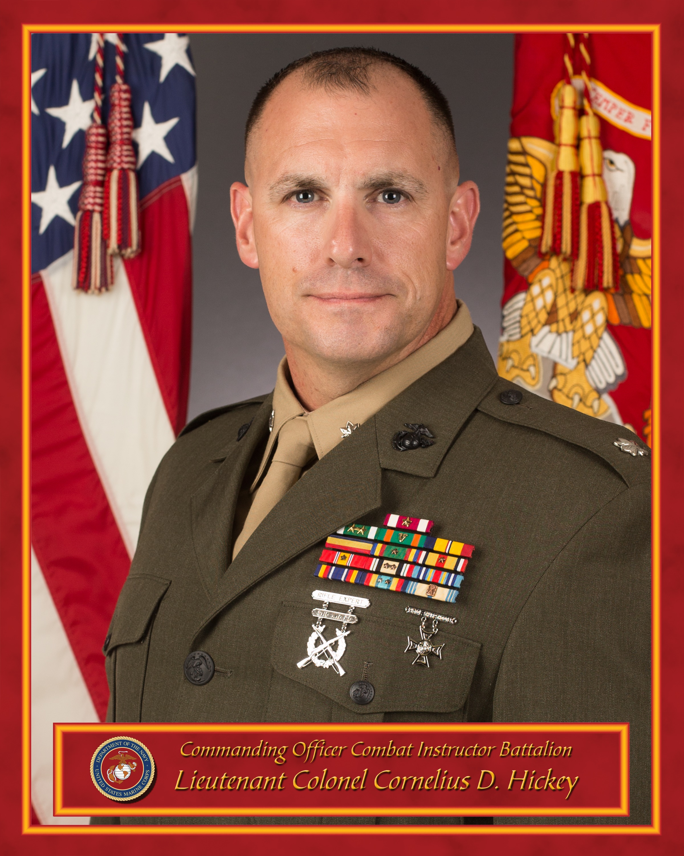 LtCol Cornelius D. Hickey > Training Command > Biography