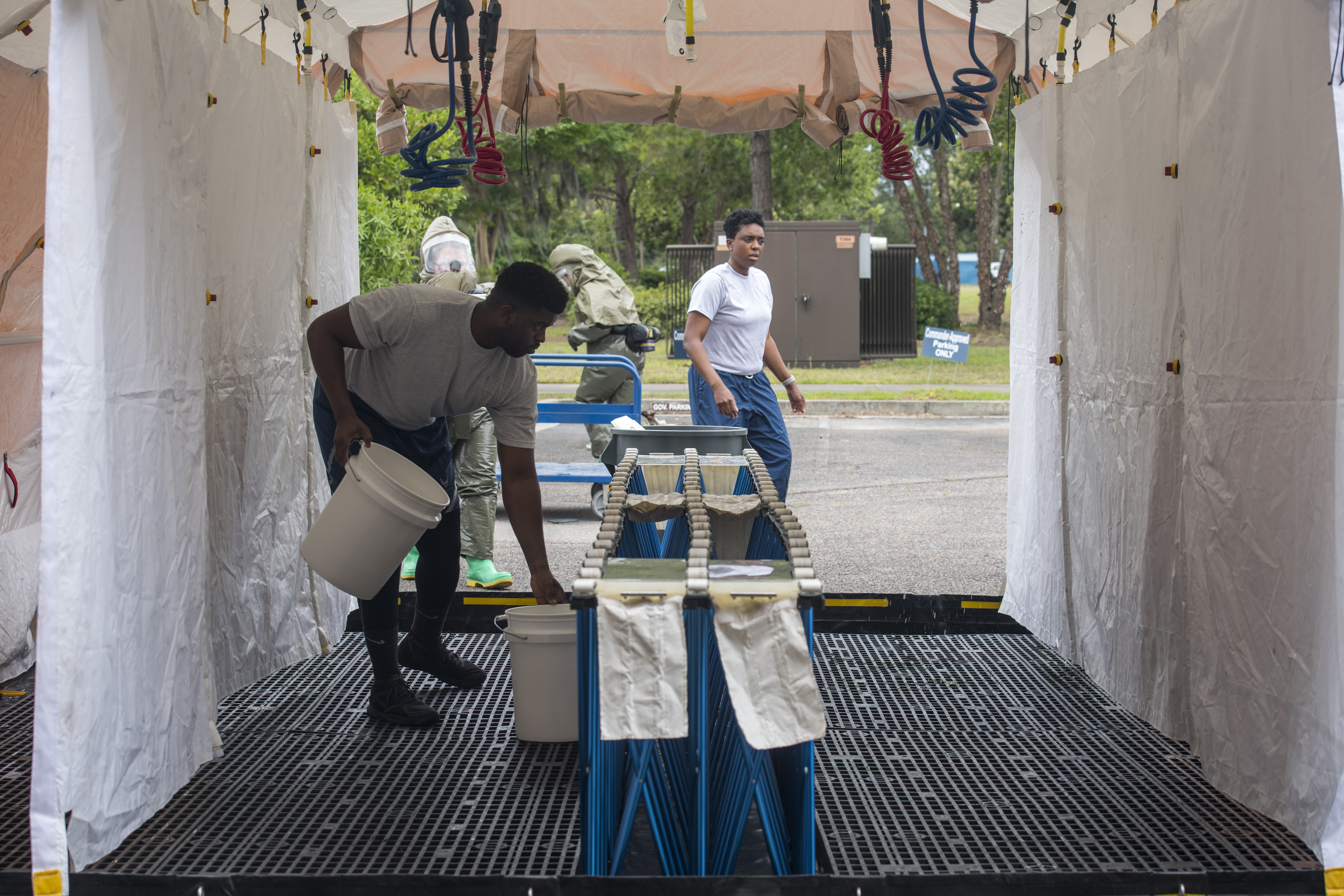 628th MDG conducts decomtamination exercise